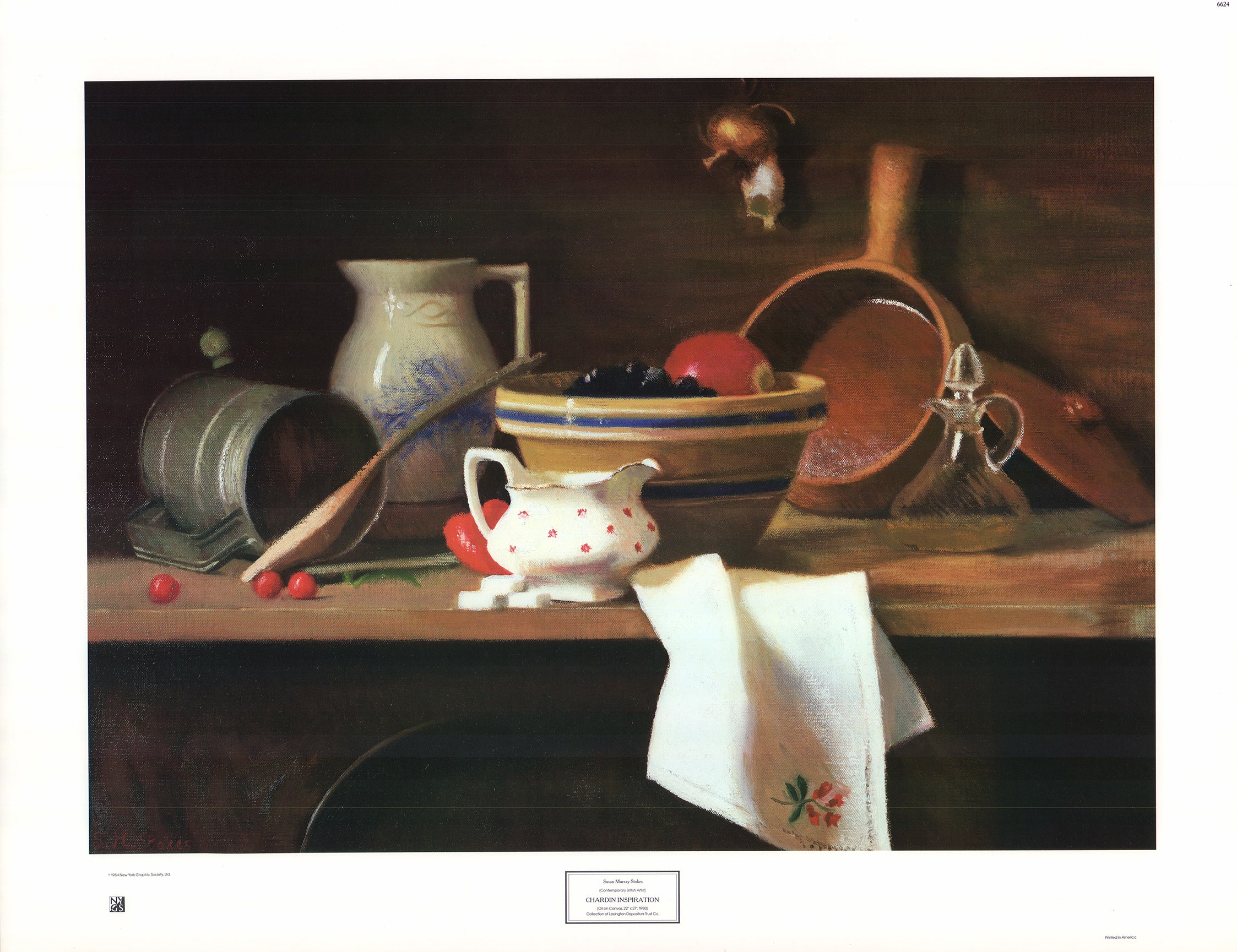 Chardin Inspiration by Susan Mary Stokes - 25 X 32 Inches (Art Print ...