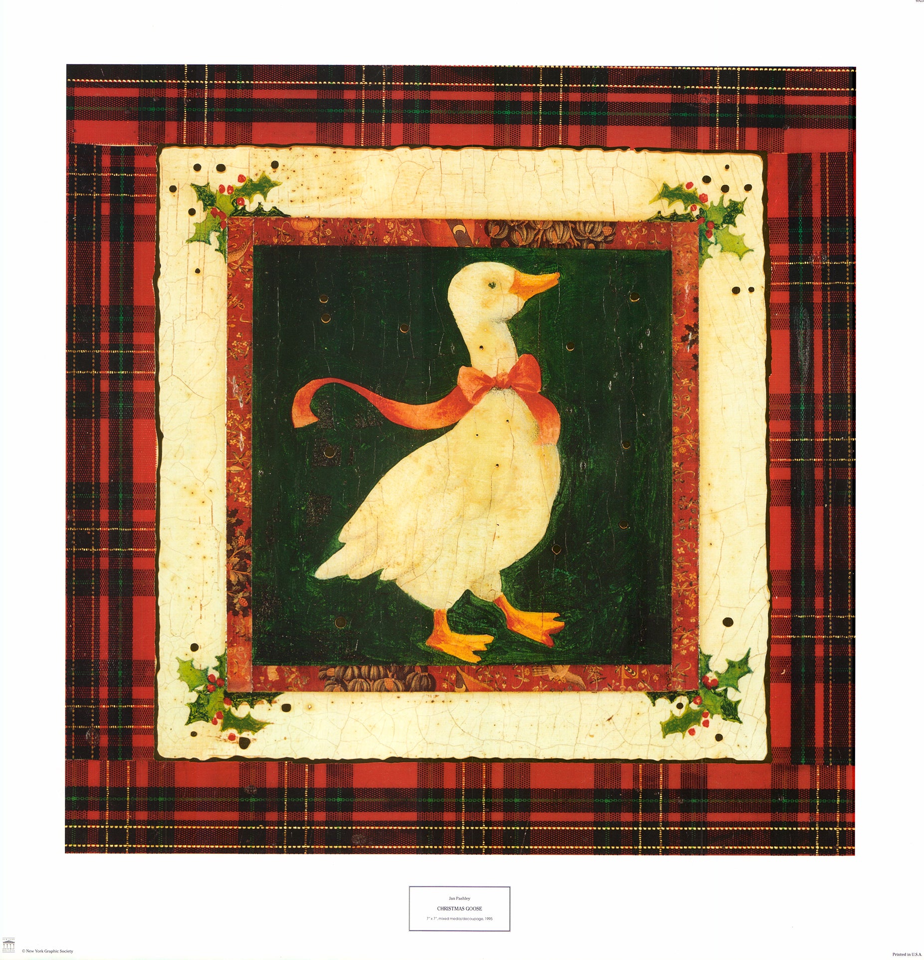 Christmas Goose by Jan Pashley - 26 X 27 Inches (Art Print) – Artistica ...
