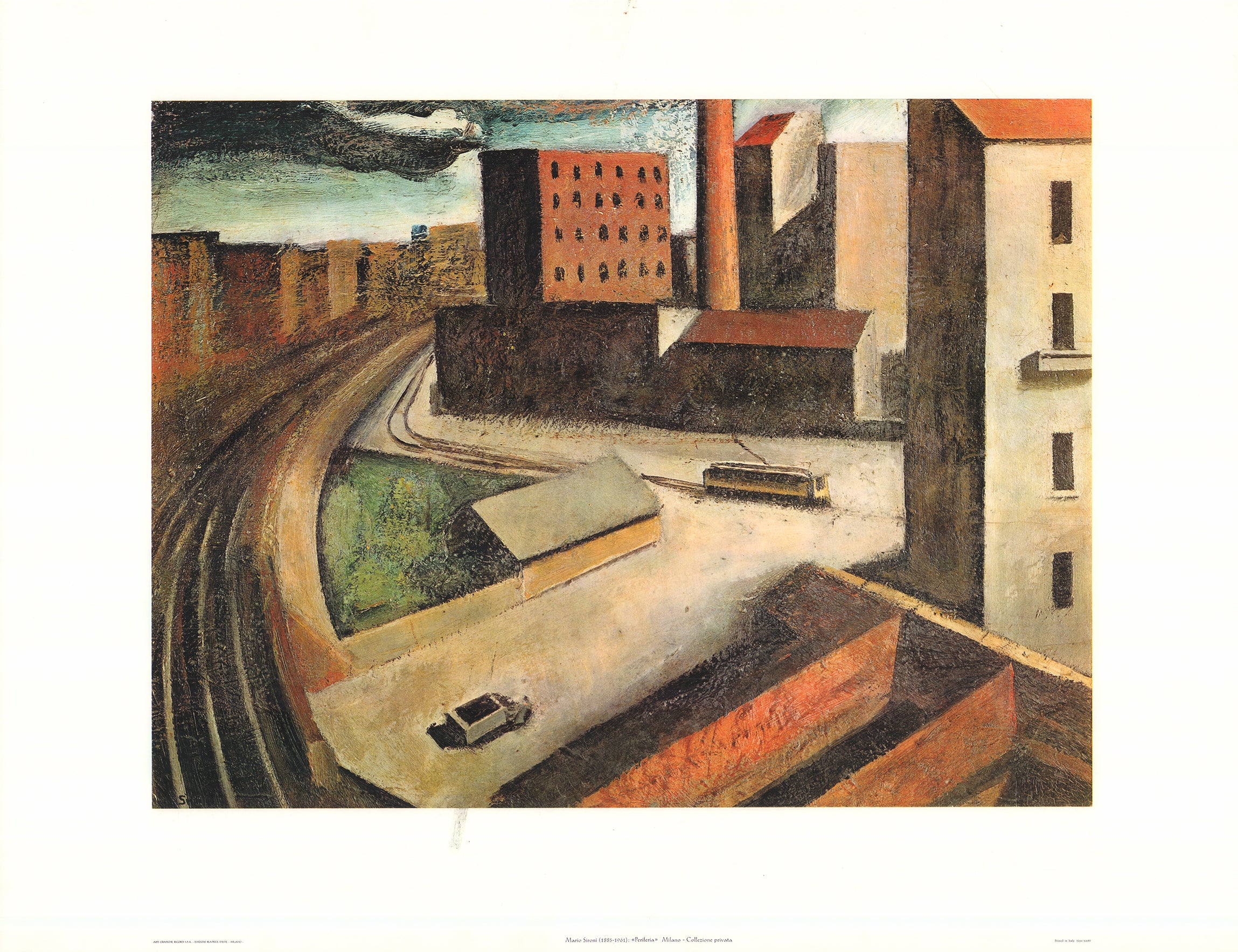 Periferia by Mario Sironi -22X28 Inches (Art Print) – Artistica Fine Art