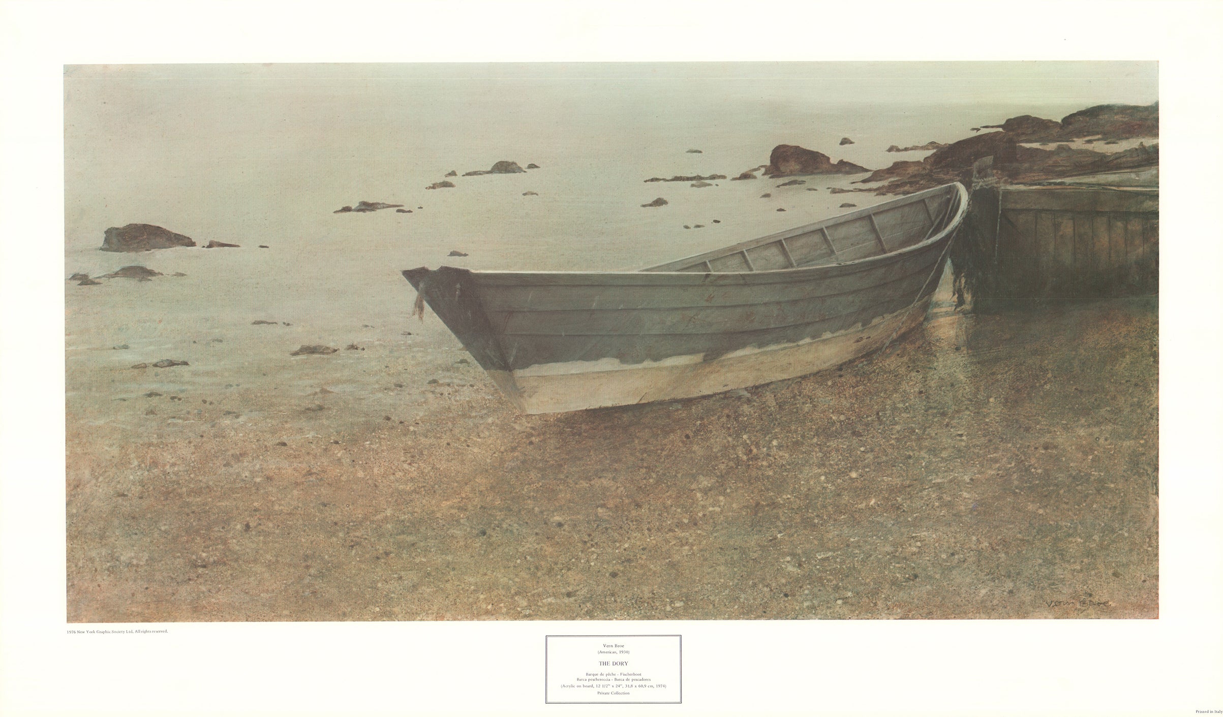 The Dory by Vern Broe - 20 X 34 Inches (Art Print) – Artistica Fine Art