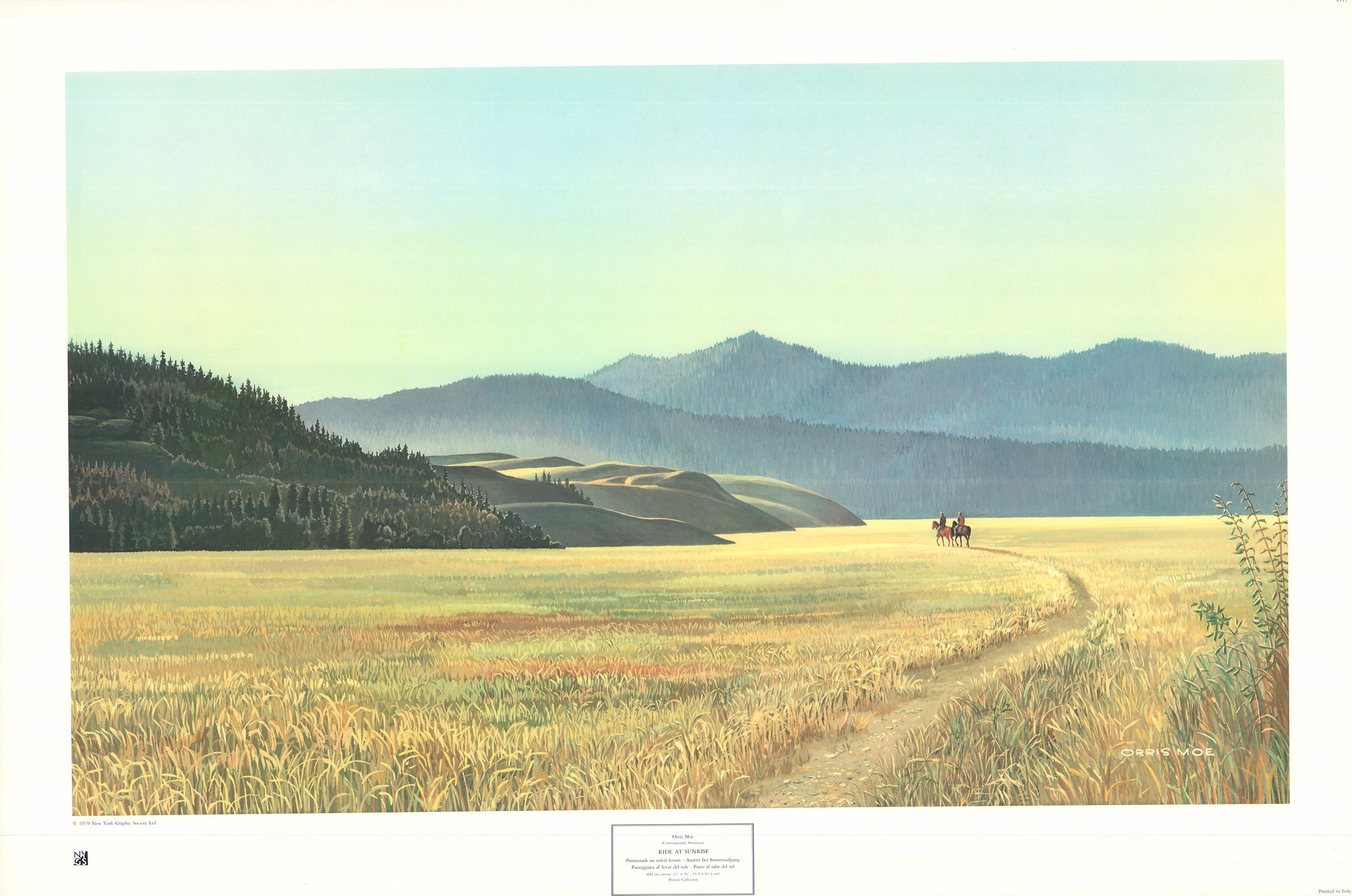 Ride at Sunrise by Orris Moe - 24 X 36 Inches (Art Print) – Artistica ...
