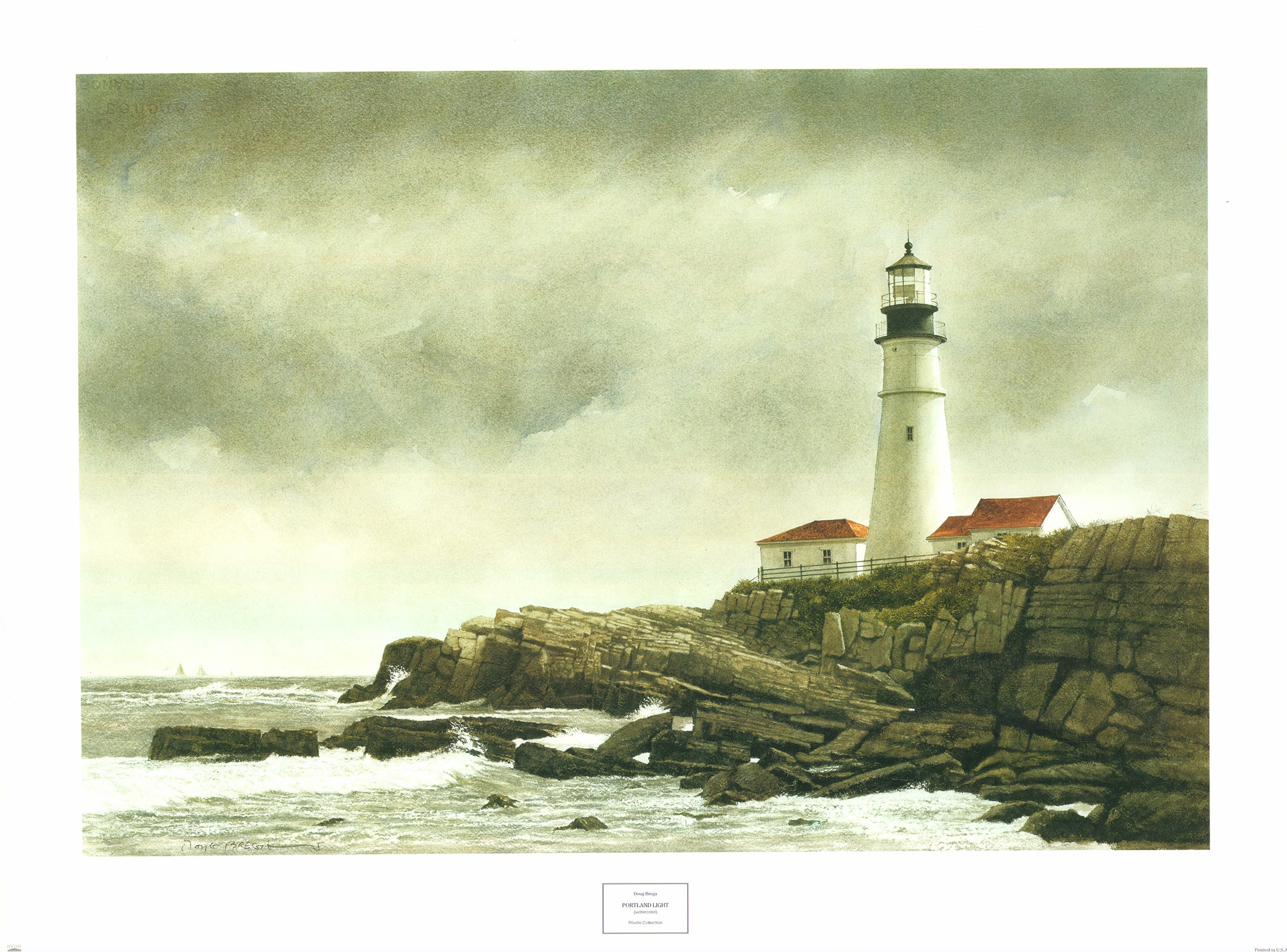 Portland Light by Doug Brega - 24 X 32 Inches (Art Print) – Artistica ...