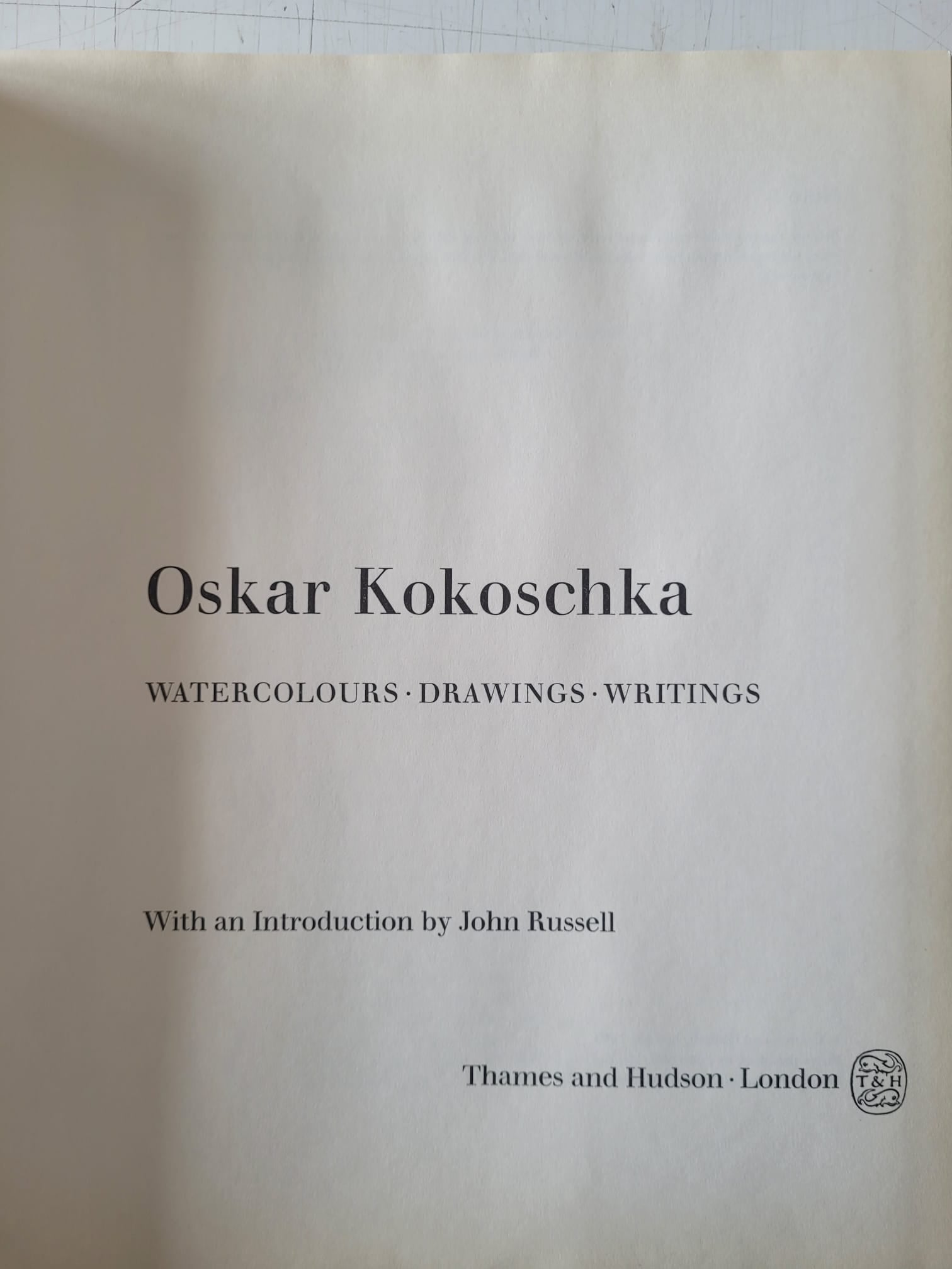 Oskar Kokoschka: Watercolors, Drawings, Writings by John Russell (Vint ...