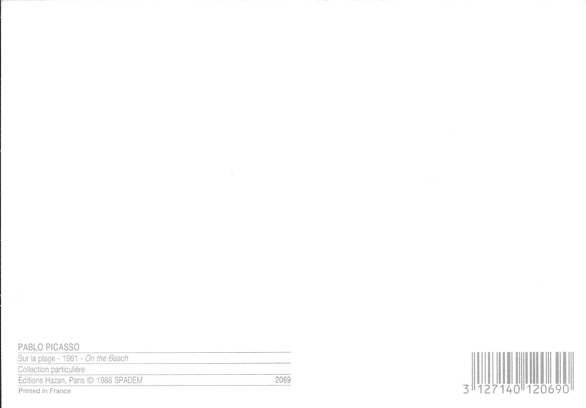 On the Beach, 1961 by Pablo Picasso - 4 X 6 Inches (10 Postcards ...