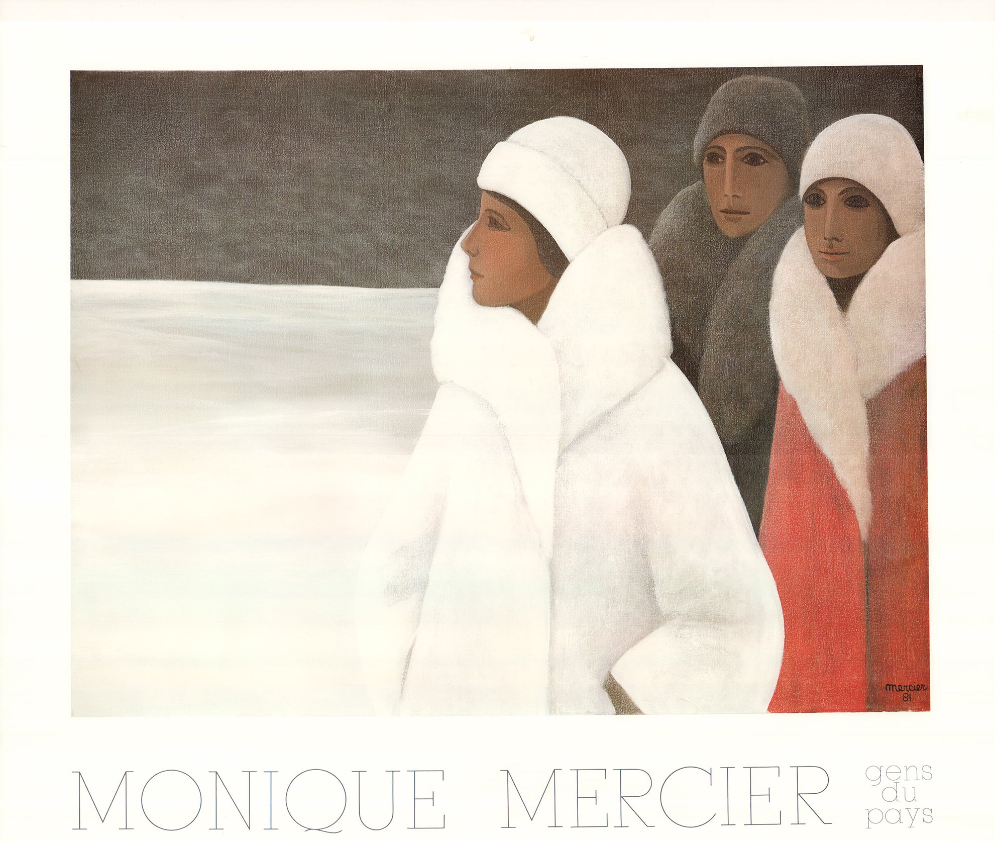 Gens du Pays by Monique Mercier - 24 X 28 Inches (Art Print ...