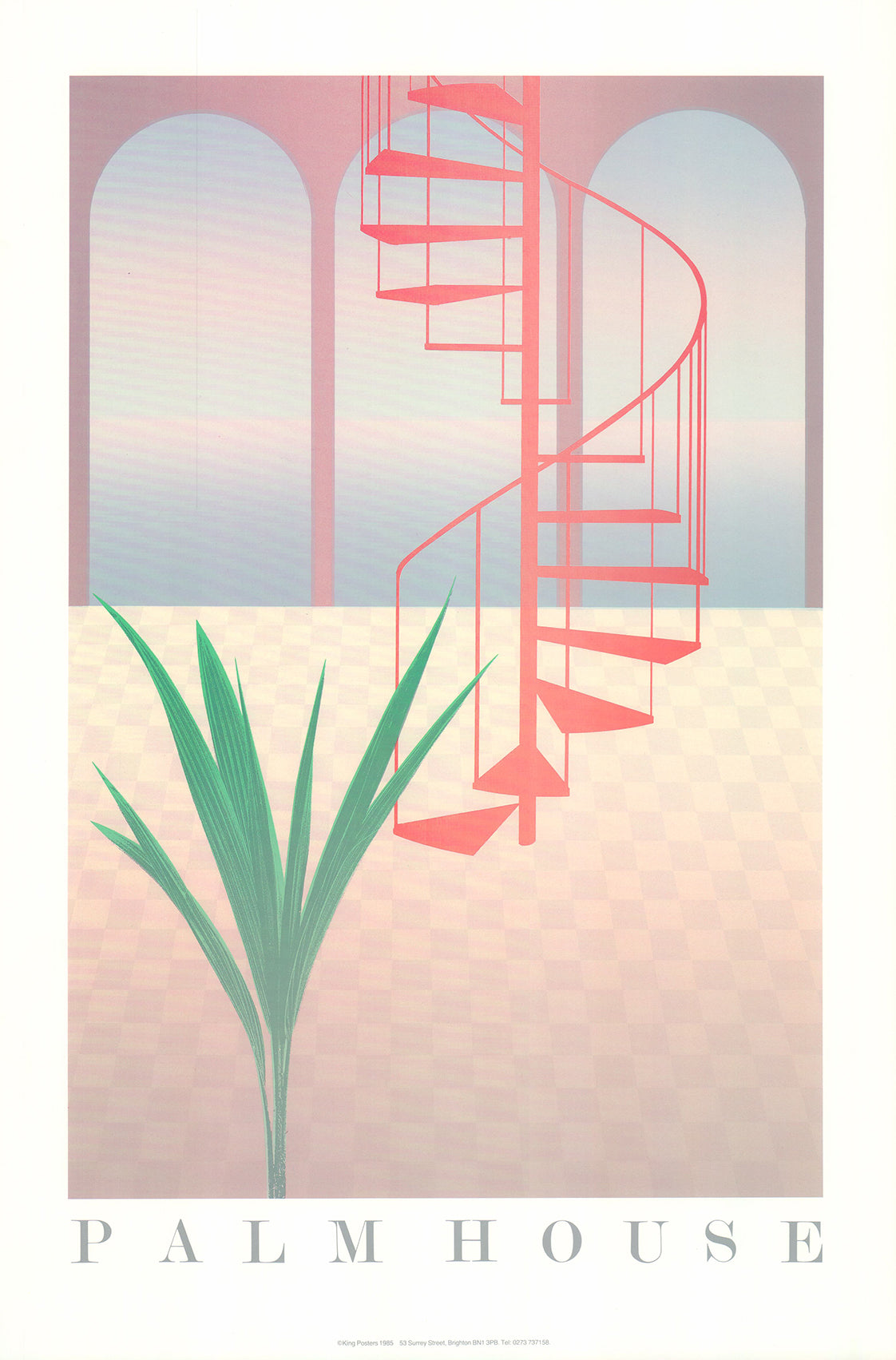 Palm House by Perry King - 16 X 24 Inches (Lithograph) – Artistica Fine Art