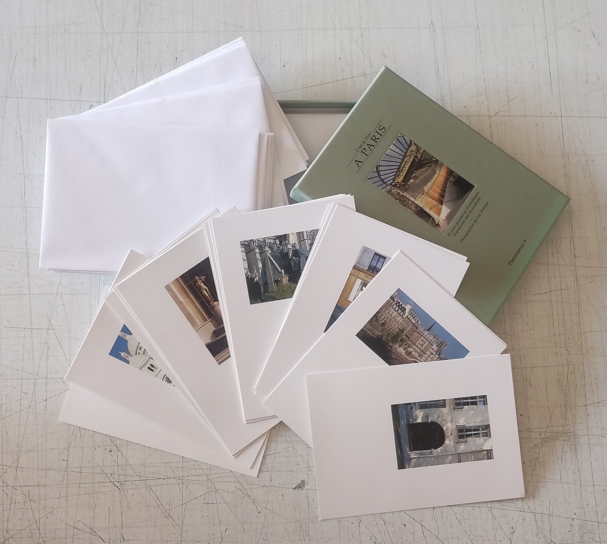 The Art of Living in Paris by Guy Bouchet - 18 Postcards and Envelopes ...