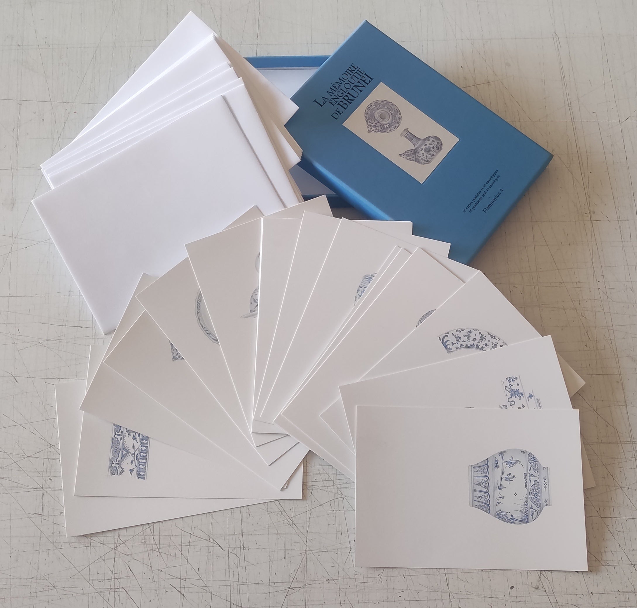 The Sunken Memory of Brunei by Michel L'Hour - 18 Postcards and Envelo ...