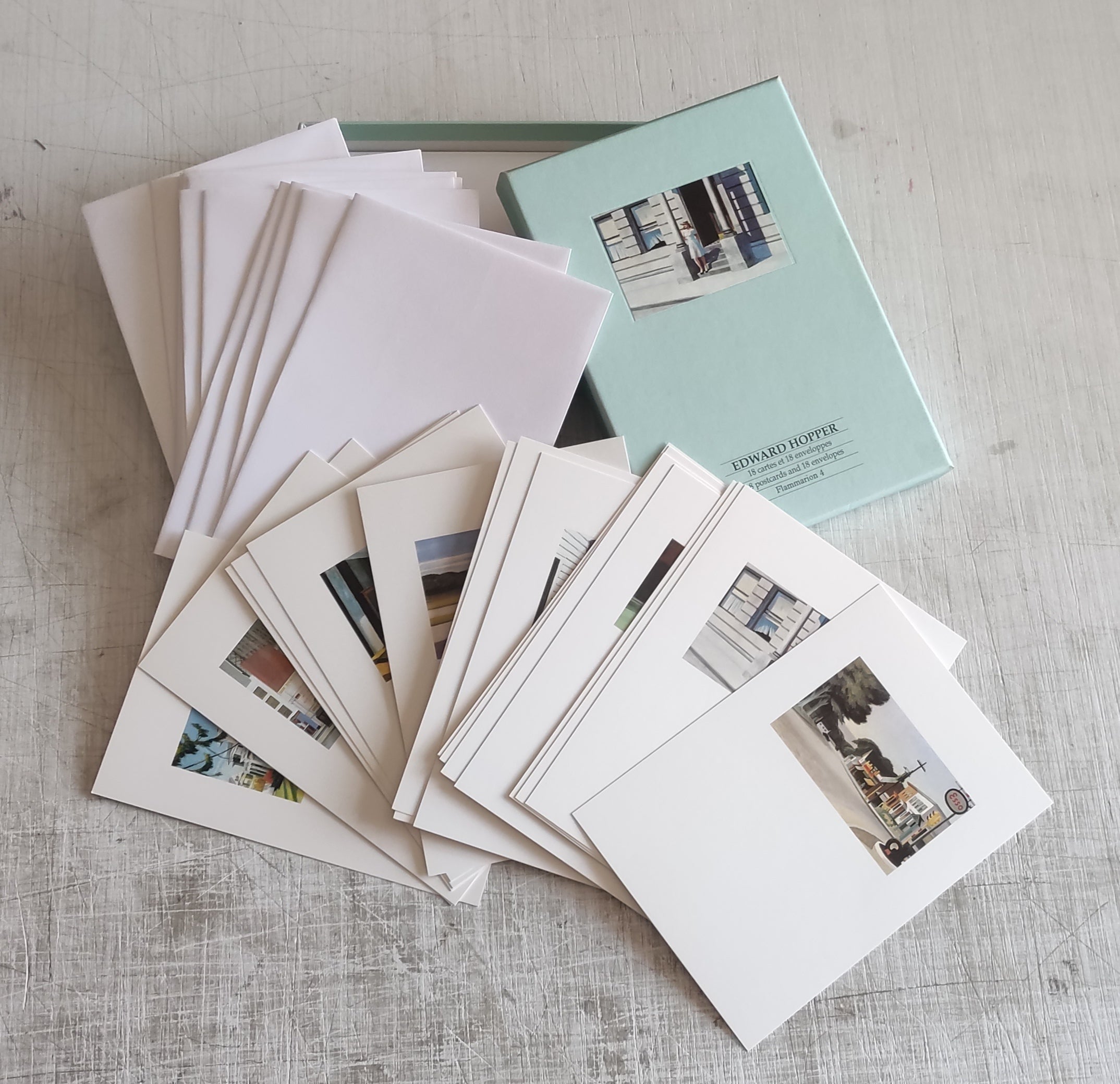 Edward Hopper - 18 Postcards and Envelopes (Postcard box) – Artistica ...