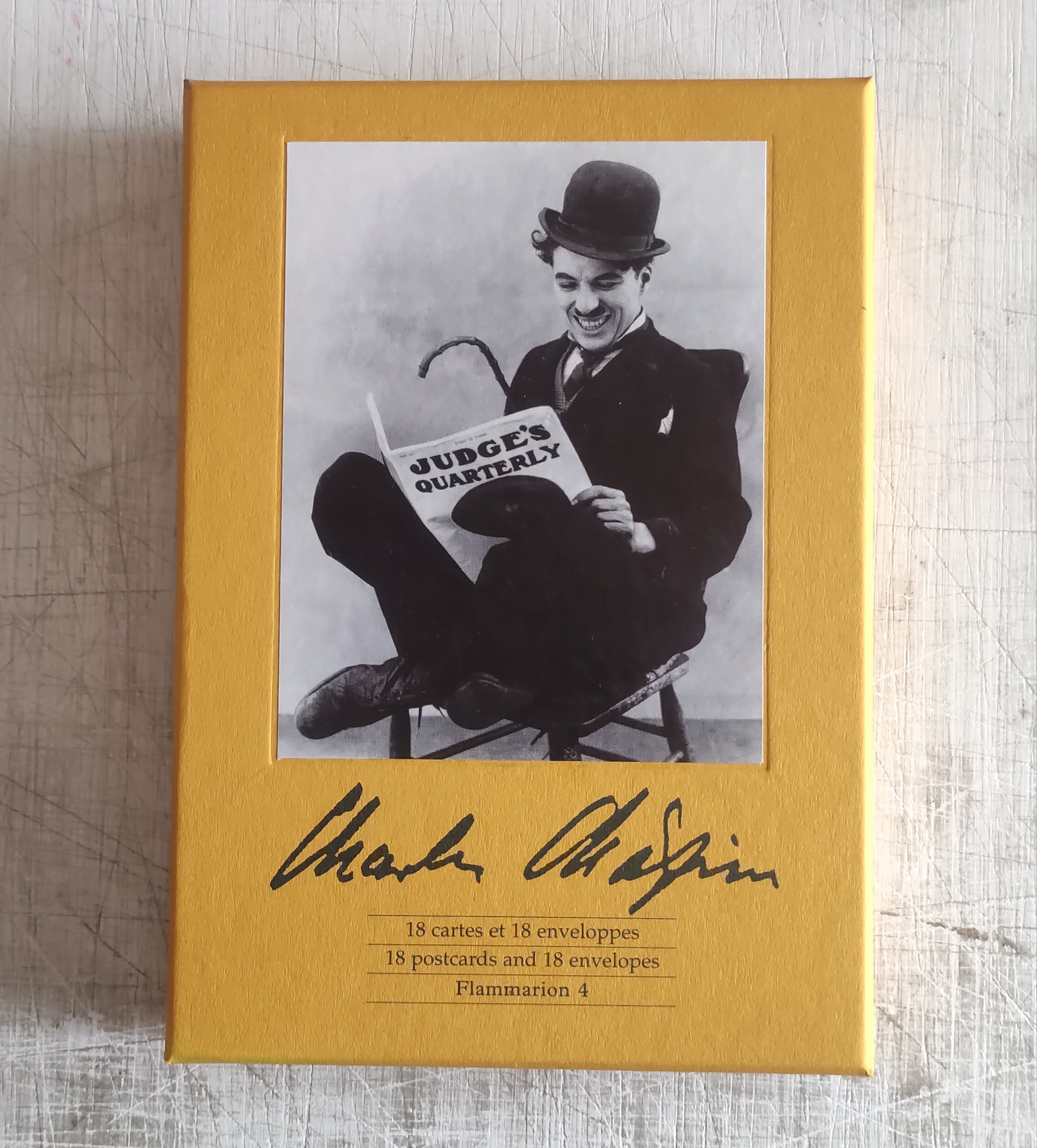 Charlie Chaplin - 18 Postcards and Envelopes (Postcard box) – Artistica ...