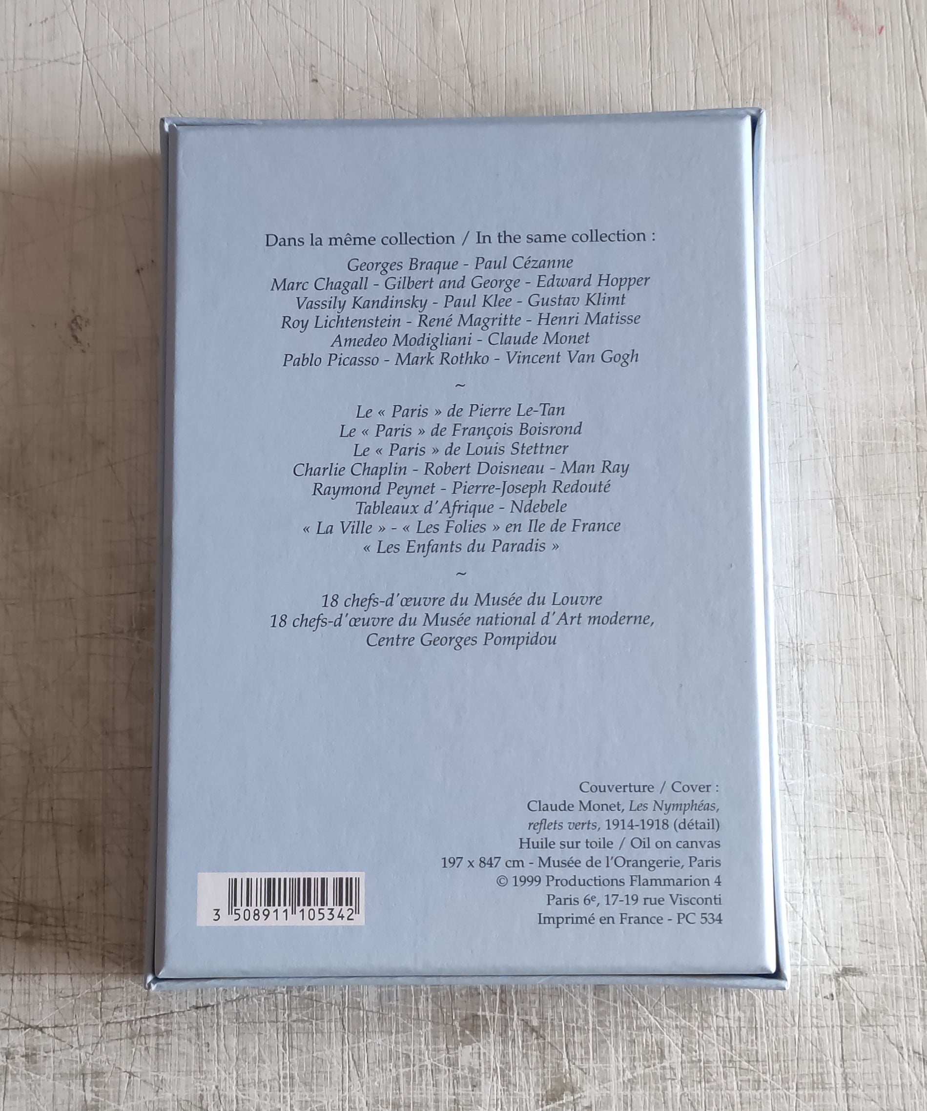 Claude Monet - 18 Postcards and Envelopes (Postcard box) – Artistica ...