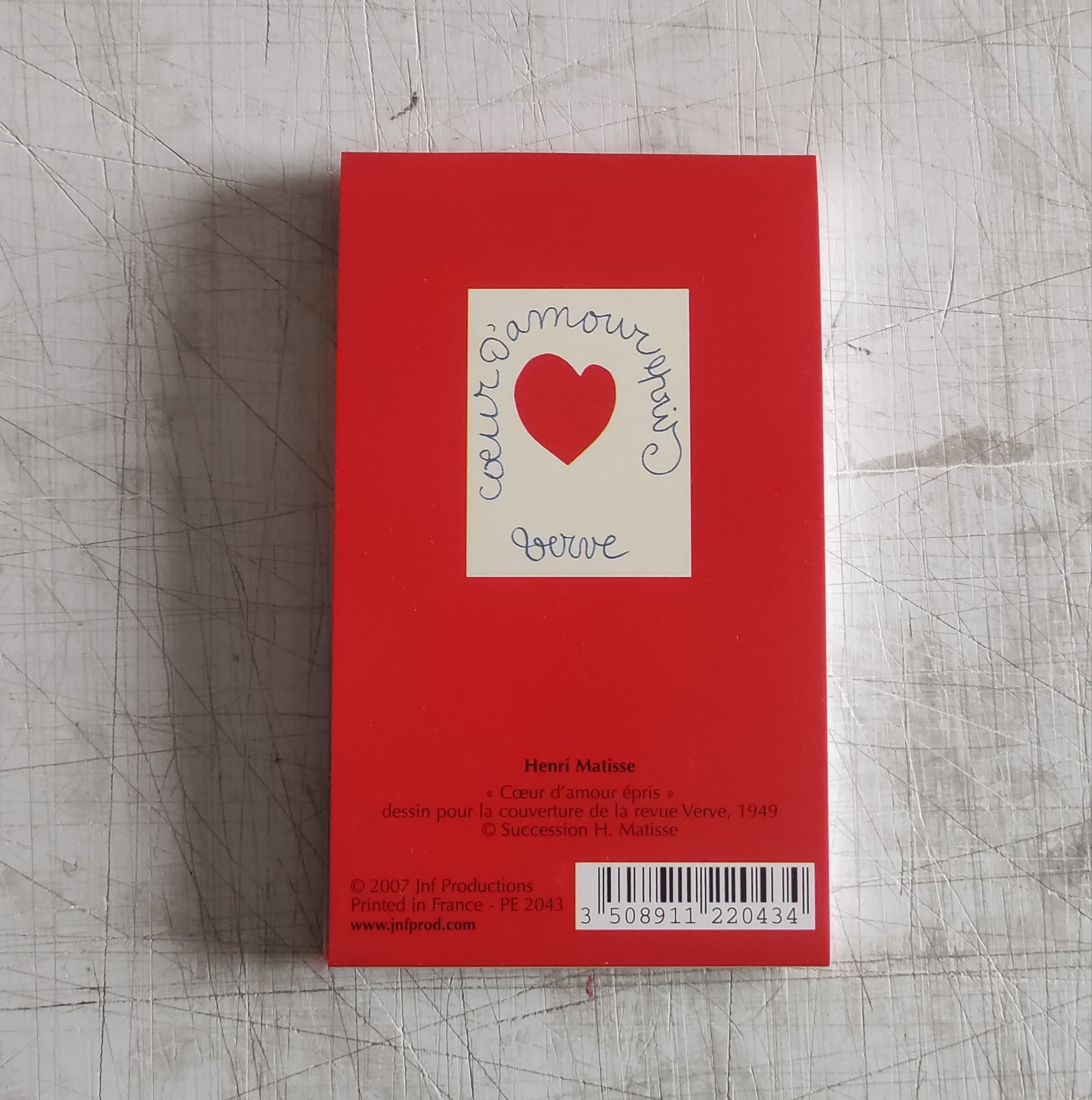 Coeur d'amour épris, 1949 by Henri Matisse - 3 X 5 Inches (Notebook ...