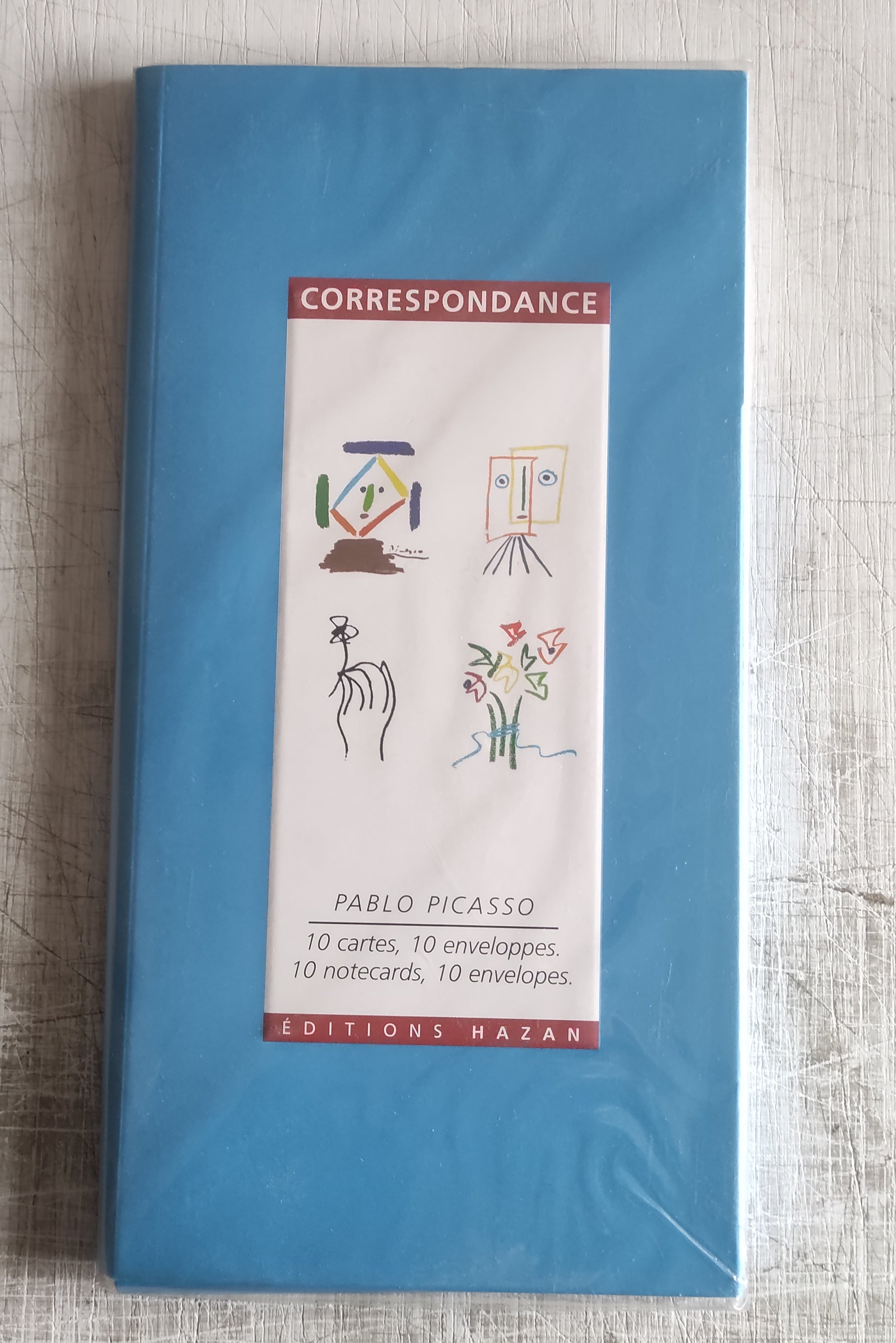 Set of 10 Notecards with Envelopes by Pablo Picasso - 4.5 X 9 Inches ...