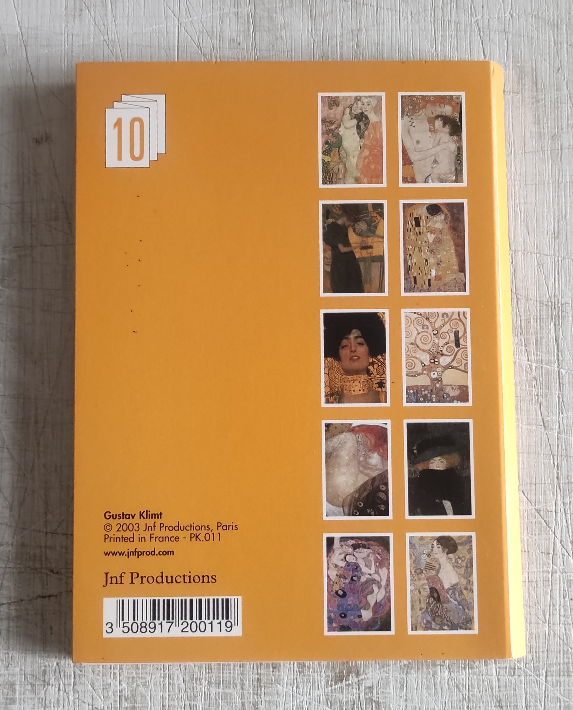 Gustav Klimt (10 Postcards Booklet) – Artistica Fine Art