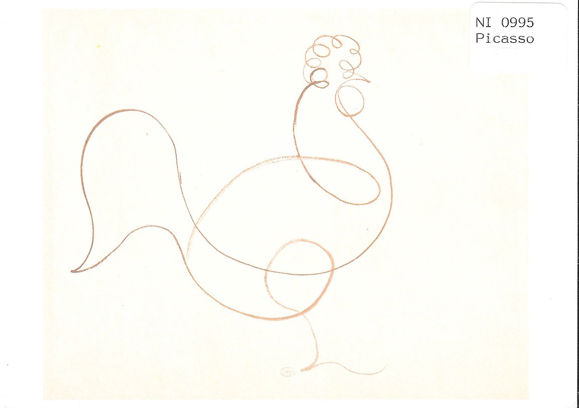Rooster, 1918 by Pablo Picasso - 4 X 6 Inches (10 Postcards ...