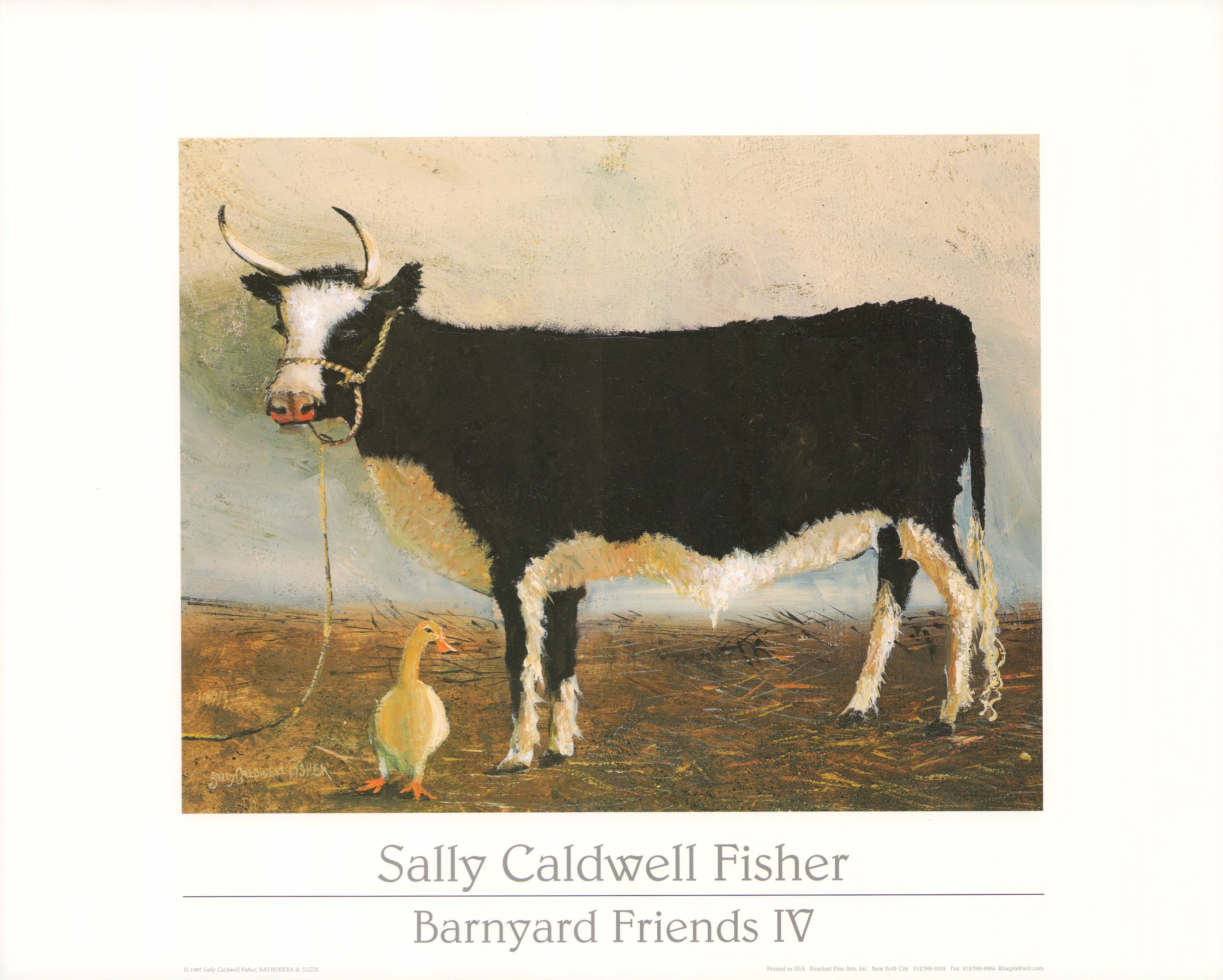 Barnyard Friends IV by Sally Caldwell Fisher - 16 X 20 Inches (Art Pri ...