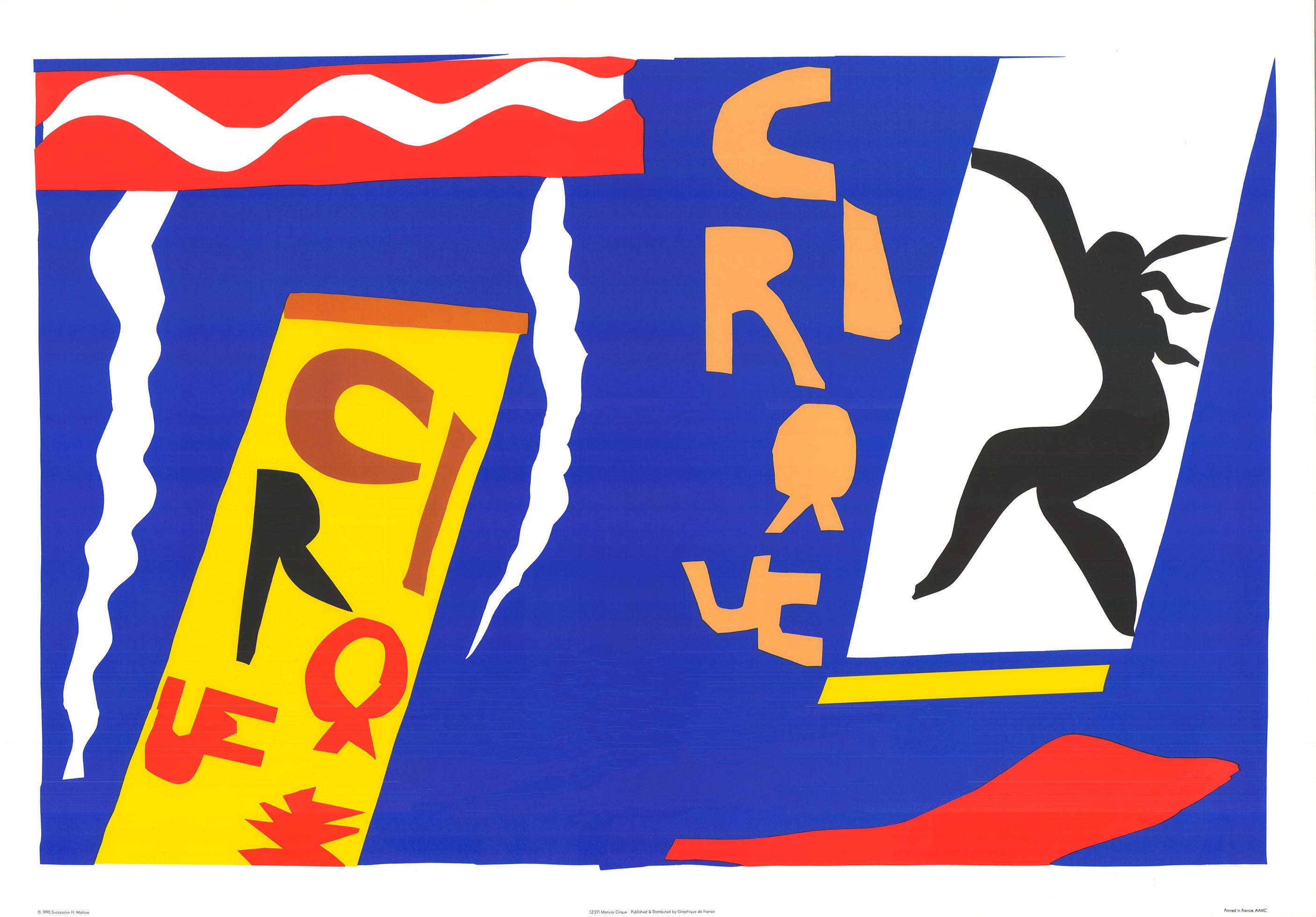 Cirque by Henri Matisse - 28 X 40 Inches (Offset Lithograph ...