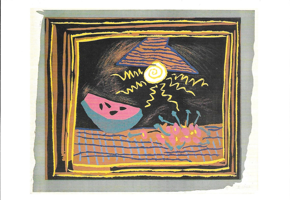 Still Life with Water Melon by Pablo Picasso - 4 X 6 Inches (10 Postca ...