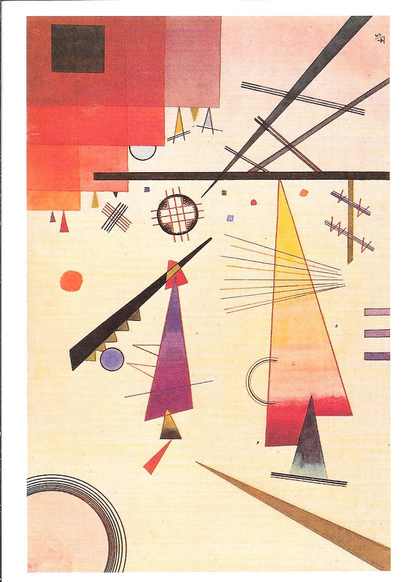 Structure Joyeuse, 1924 by Wassily Kandinsky - 4 X 6 Inches (10 Postca ...