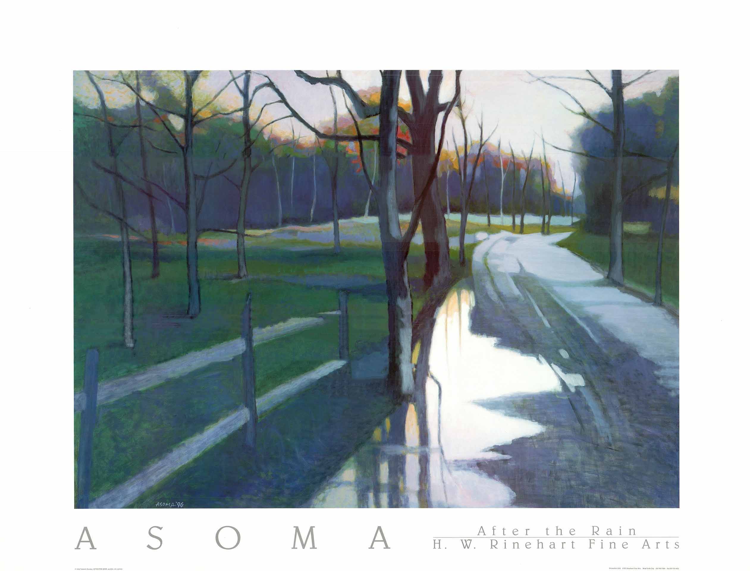 After the Rain, 1994 by Tadashi Asoma - 27 X 35 Inches (Art Print ...