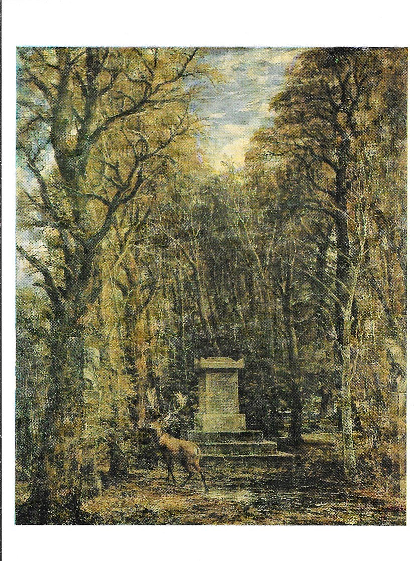 The Cenotaph at Coleorton in Memory of Sir Joshua Reynolds by John Con ...