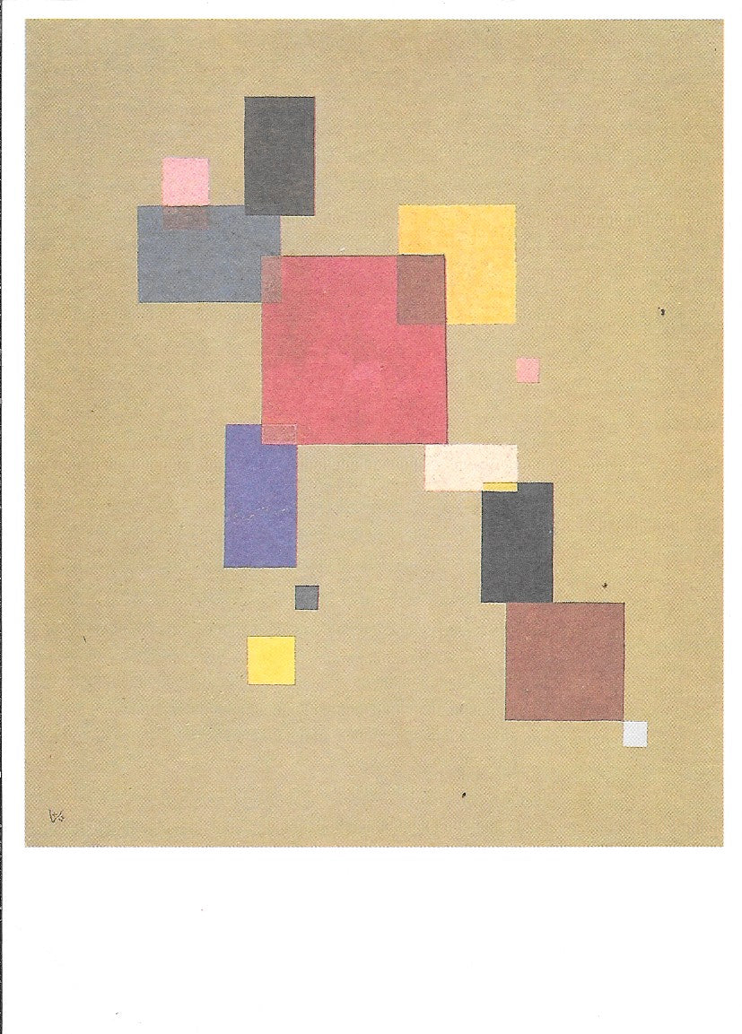 Treize Rectangle, 1930 by Wassily Kandinsky - 4 X 6 Inches (10 Postcar ...