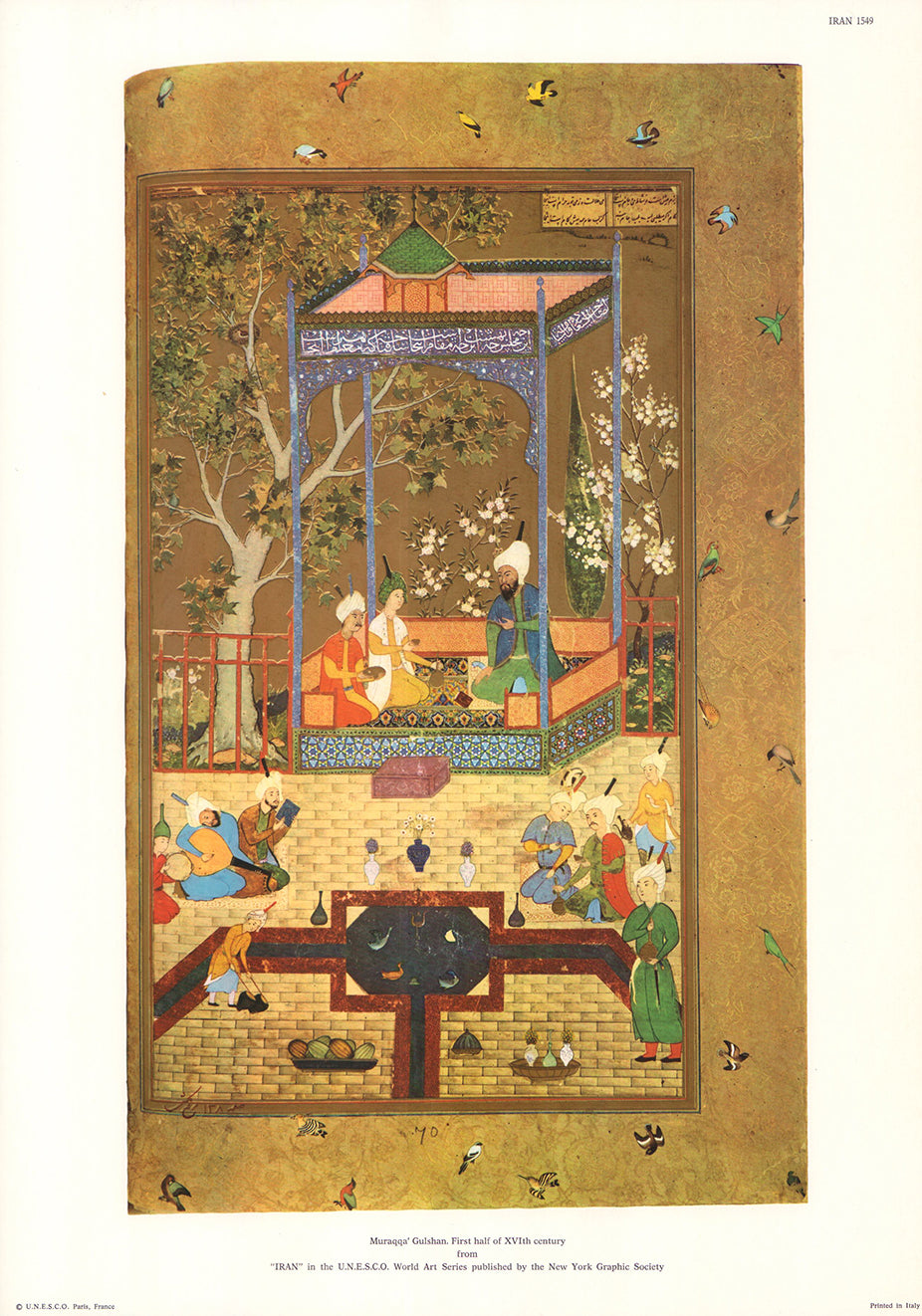 Iran - Muraqqa Gulshan - 13 X 19 Inches (Offset Lithograph) – Artistica ...