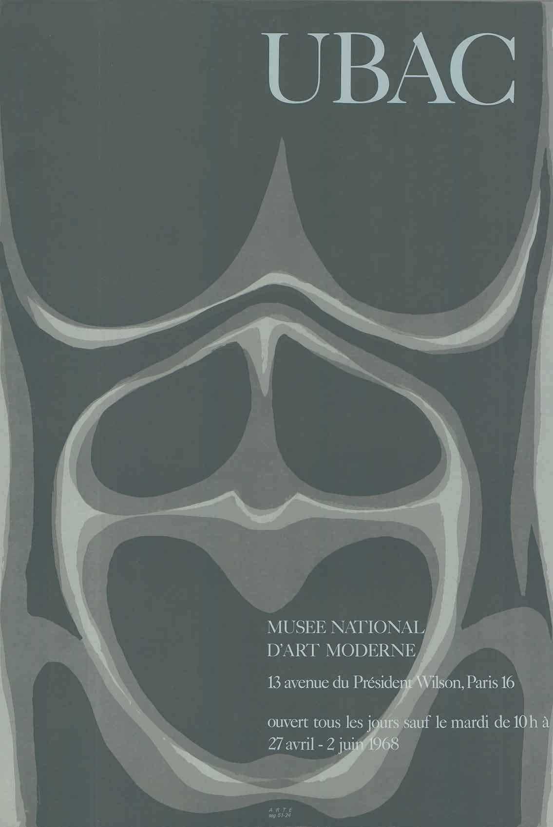 Ubac - Musee d'Art Moderne de Paris, 1968 by Rodolphe Raoul Ubac ...