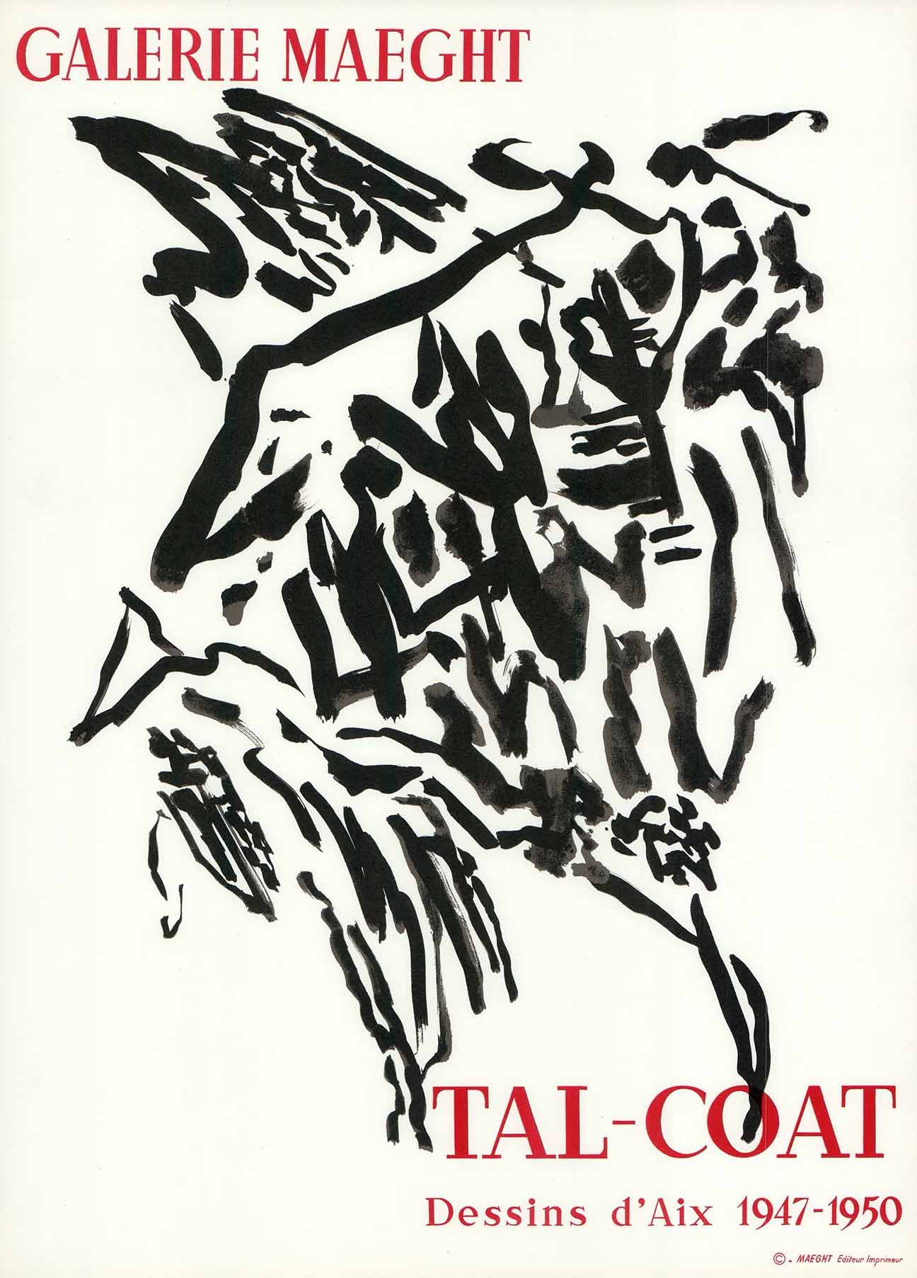 Galerie Maeght 1947/50 by Pierre Tal-Coat (Original Lithograph ...