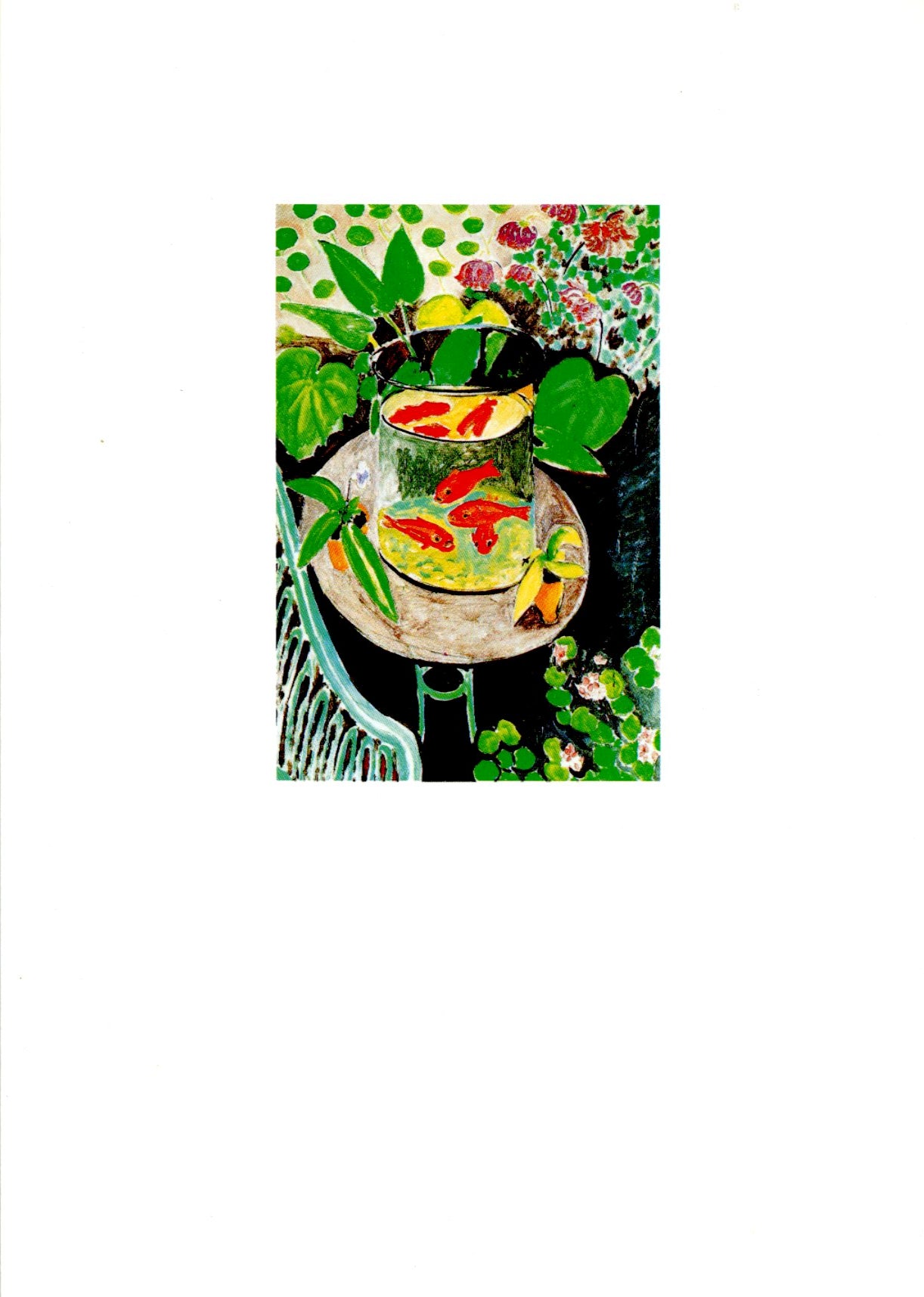 Les poissons rouges, 1912 by Henri Matisse - 4 X 6 Inches (10 Postcard ...