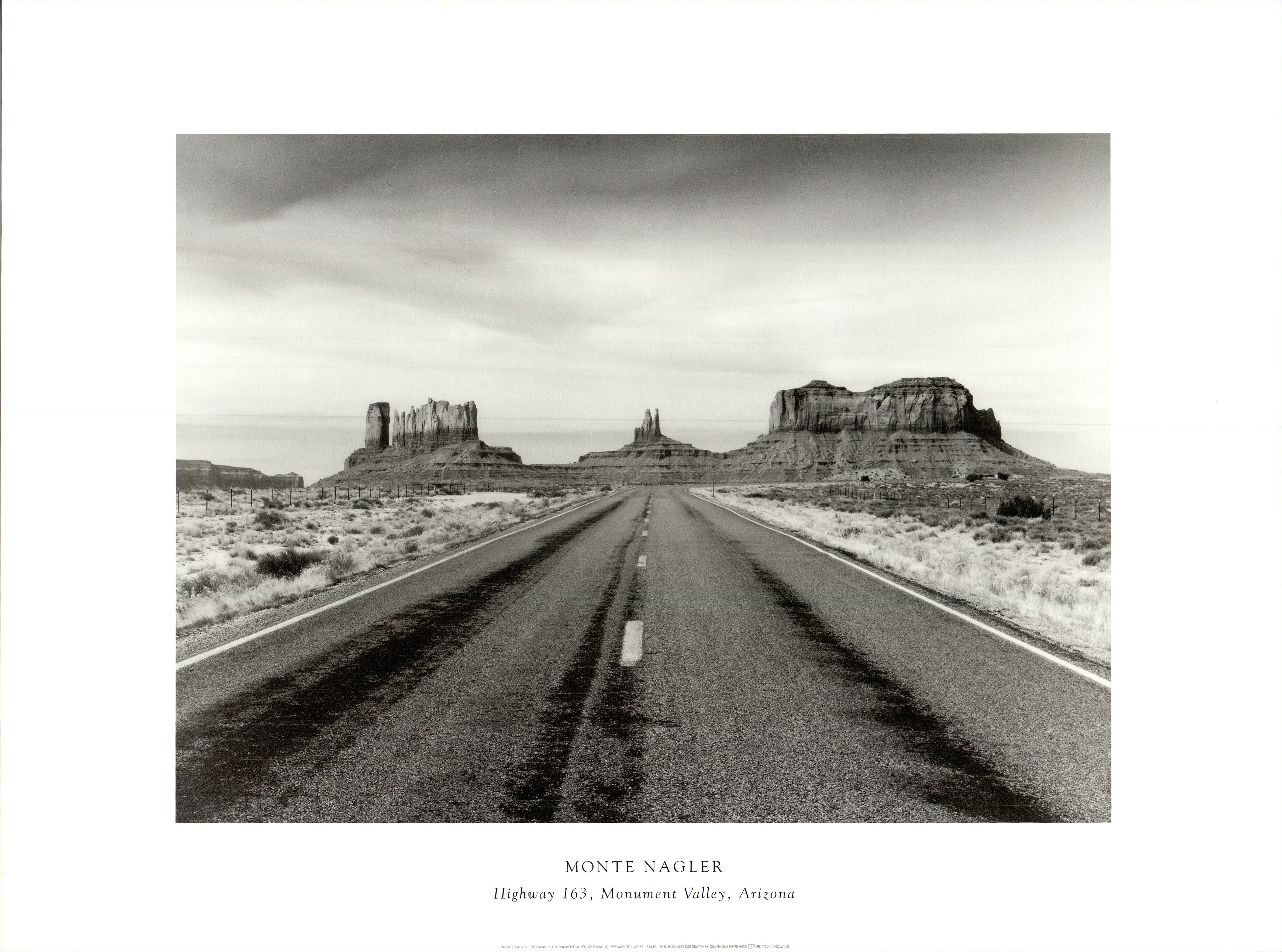 Highway 163, Monument Valley, Arizona by Monte Nagler-24X32"(Art Print ...