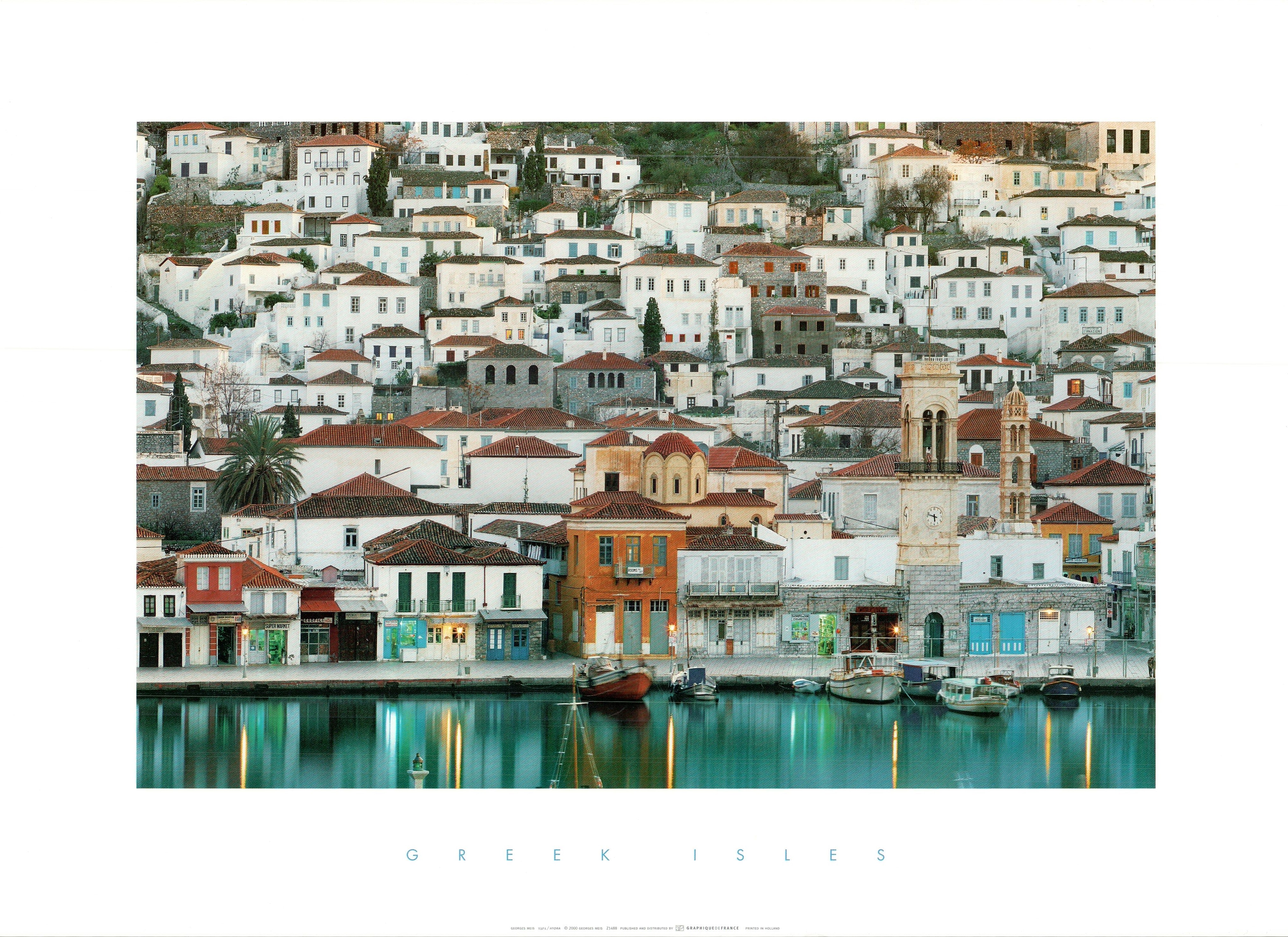Greek Isles by Georges Meis - 24 X 32 Inches (Art Print) – Artistica ...