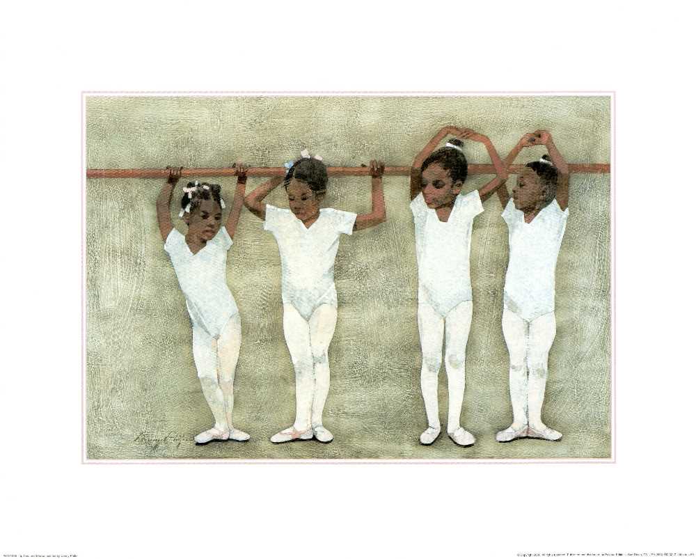 Tip Toes and Elbows by Danny Phifer - 16 X 20 Inches (Art Print ...