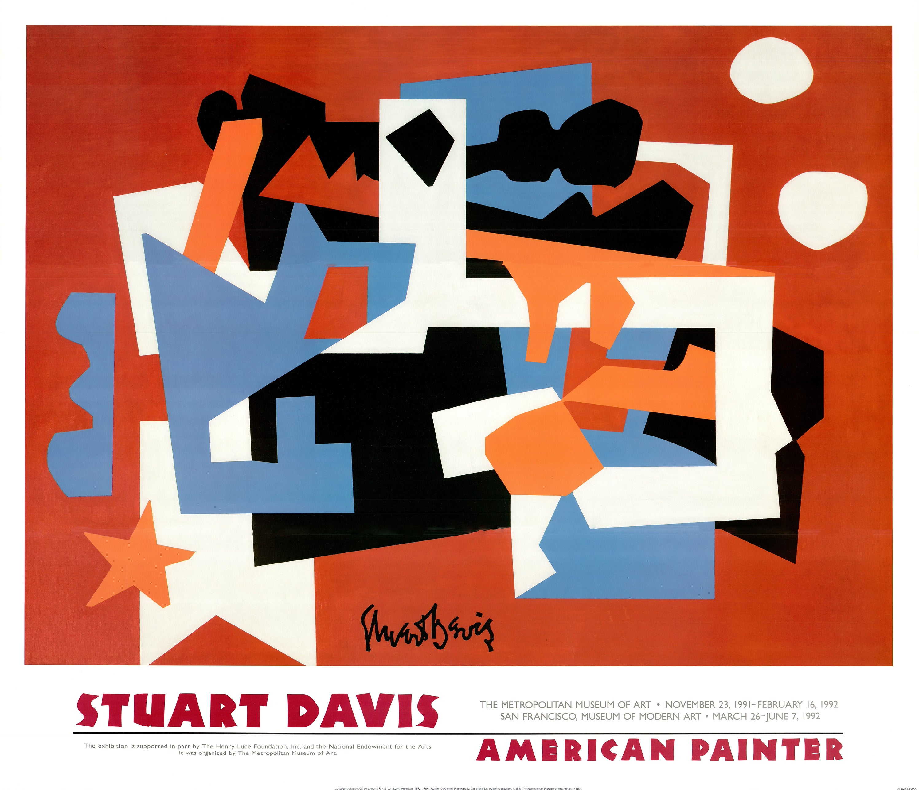 Colonial Cubism, 1954 by Stuart Davis - 36 X 42 Inches (Art Print ...