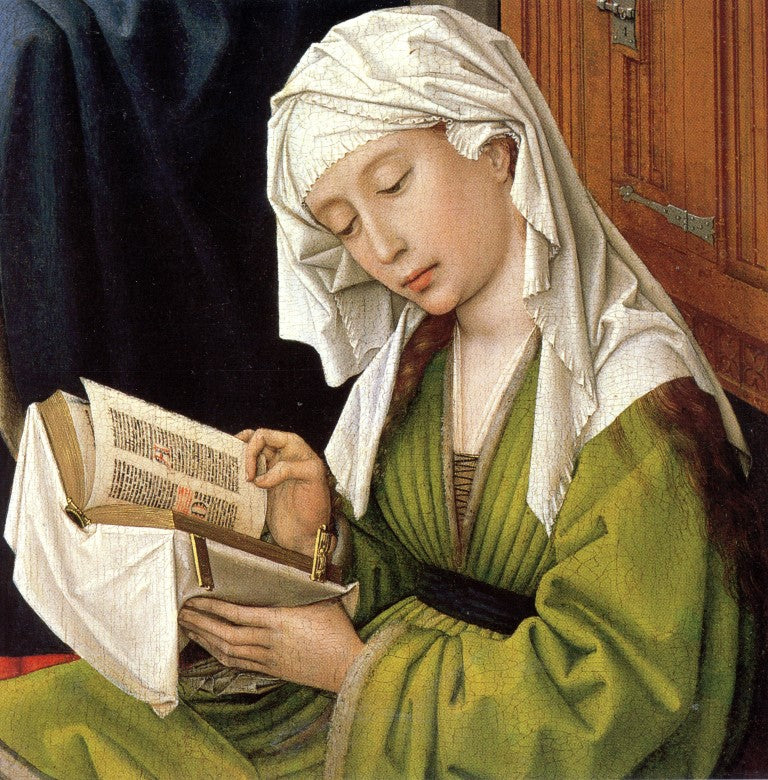 The Magdalen Reading by Rogier Van Der Weyden - 6 X 6 Inches (Greeting ...