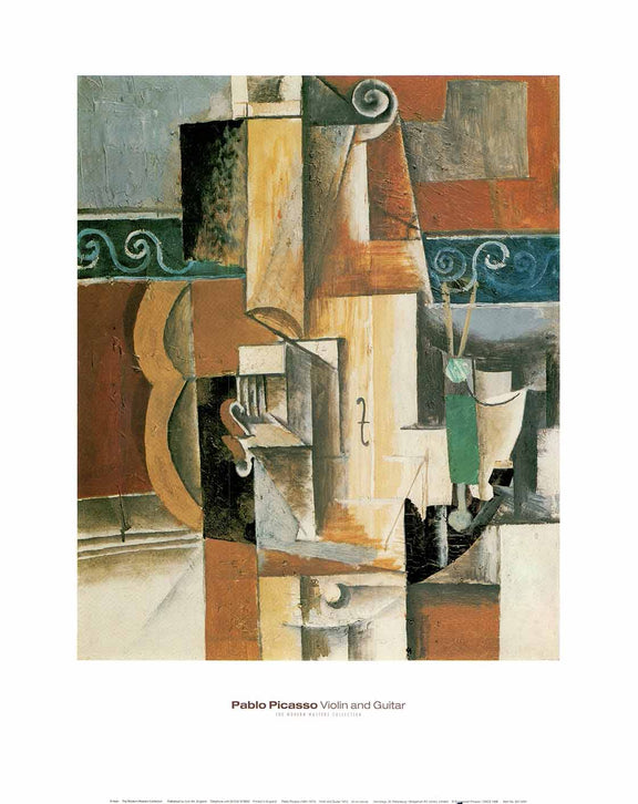 Violin and Guitar, 1913 by Pablo Picasso - 16 X 20 Inches (Art Print ...