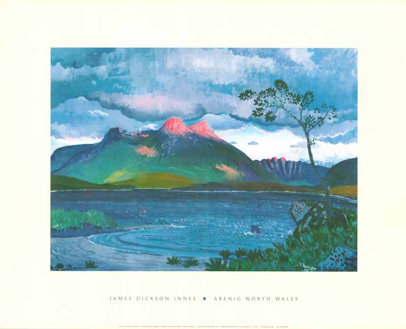 Arenig, North Wales, 1913 by James Dickson Innes -16 X 20" (Art Print ...