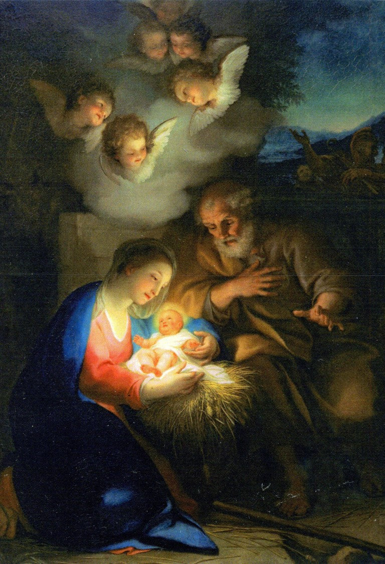 Birth of Christ, 1754 by Anton Raphael Mengs - 5 X 7" (Greeting Card ...