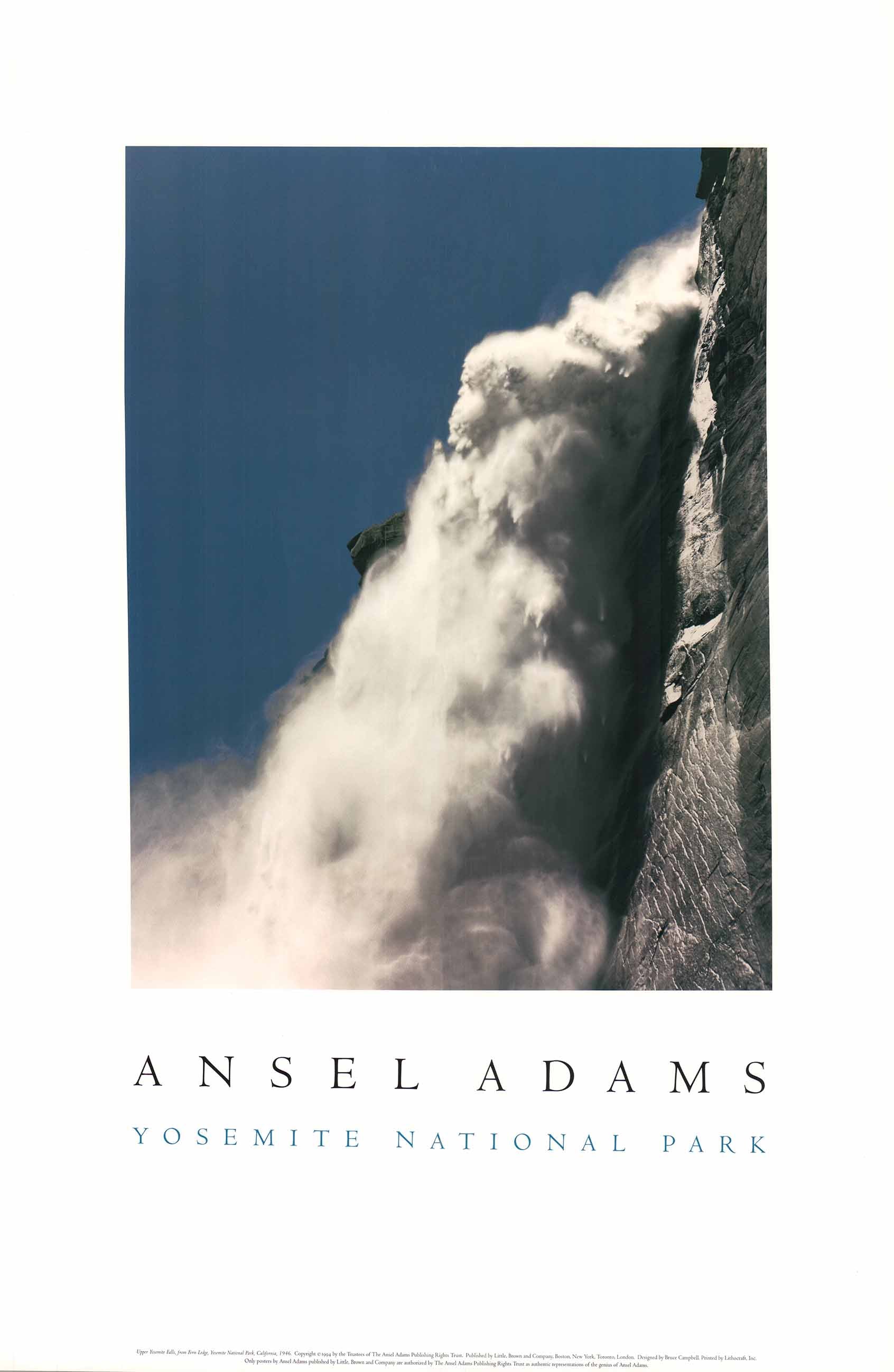 Yosemite National Park, 1946 by Ansel Adams-24X36" (Offset Lithograph ...