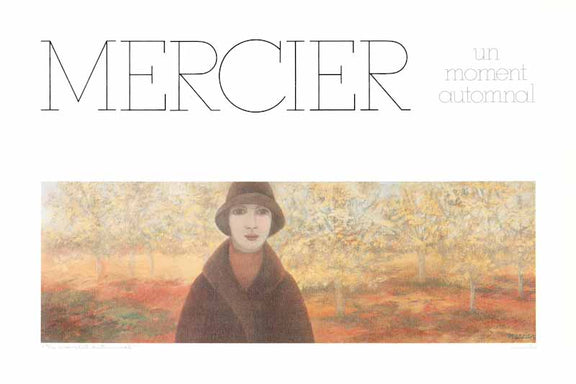 Un Moment Automnal by Monique Mercier - 17 X 25" (Lithograph Titled ...
