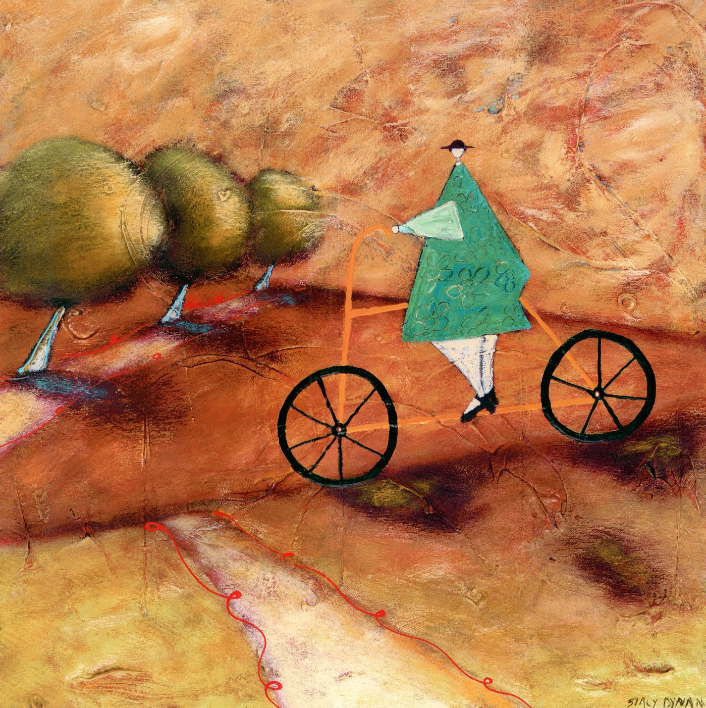 Rolling Home II by Stacy Dynan - 20 X 20 Inches (Art print) – Artistica ...