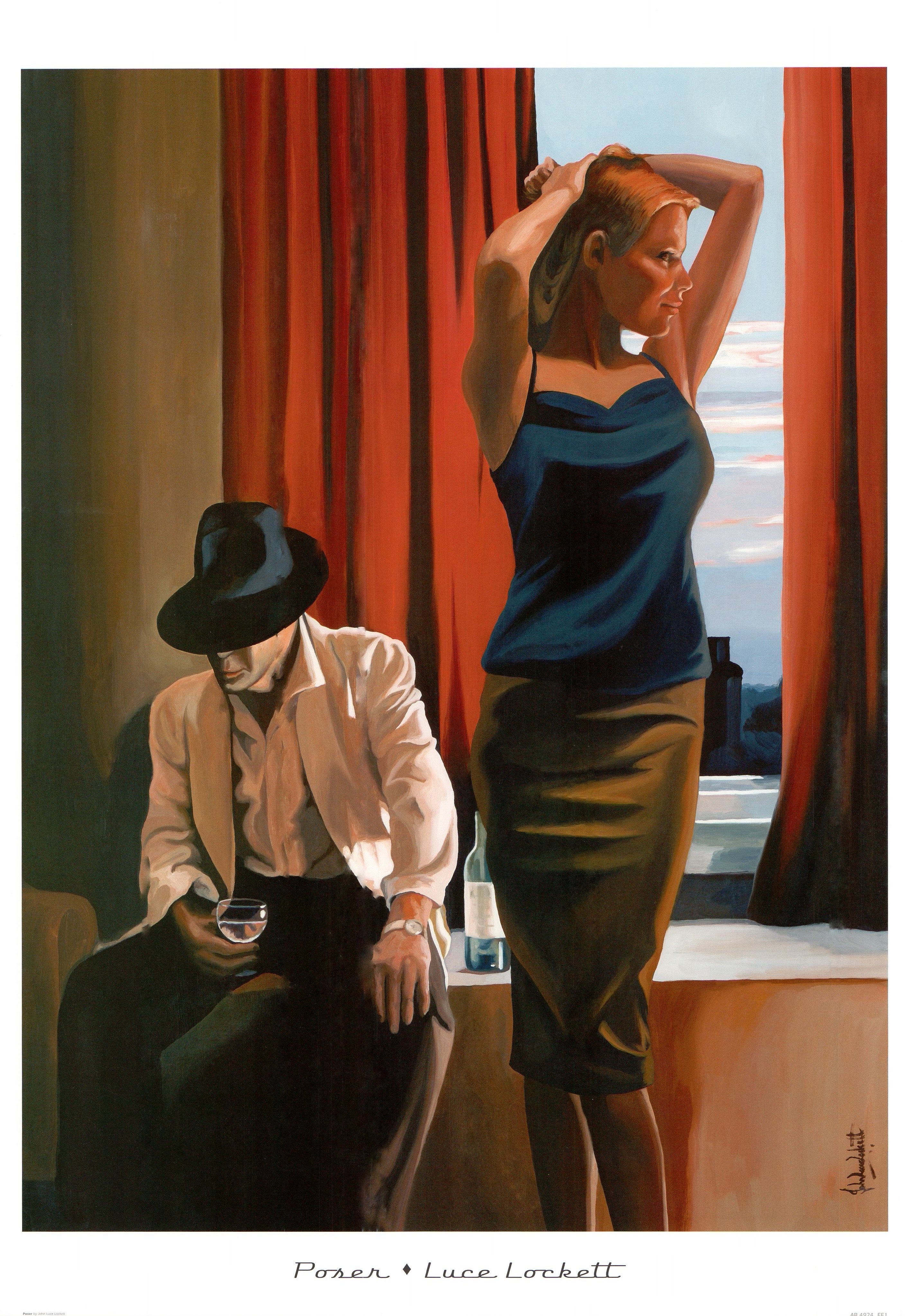 Poser by John Luce Lockett - 20 X 28 Inches (Art print) – Artistica ...
