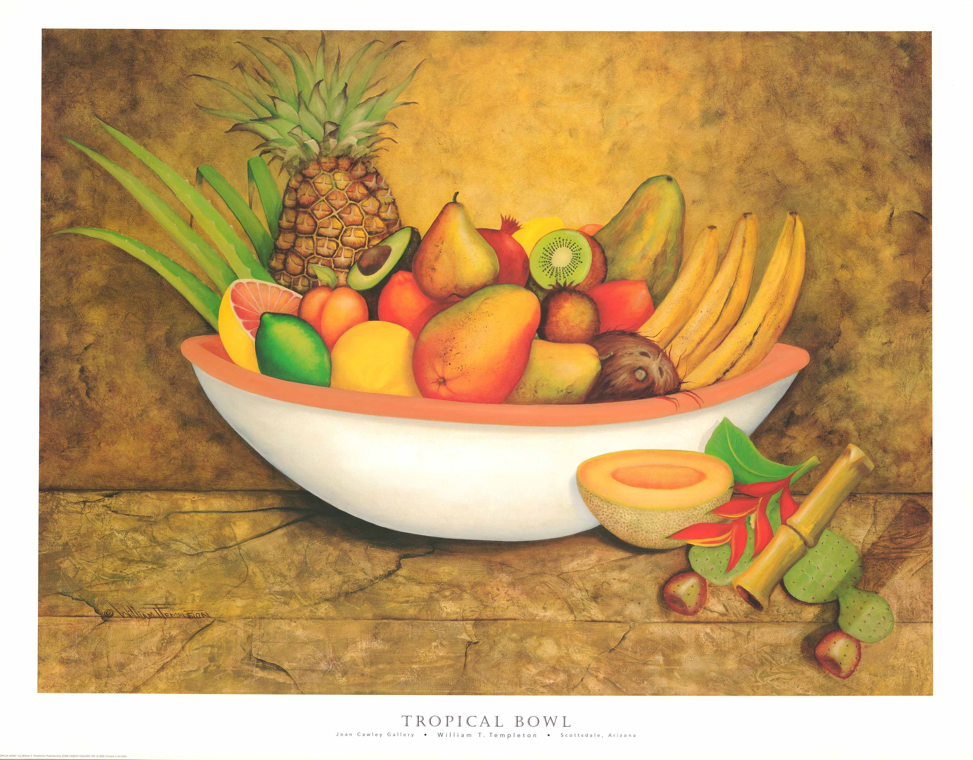 Tropical Bowl by William T. Templeton - 35 X 44 Inches (Art Print ...