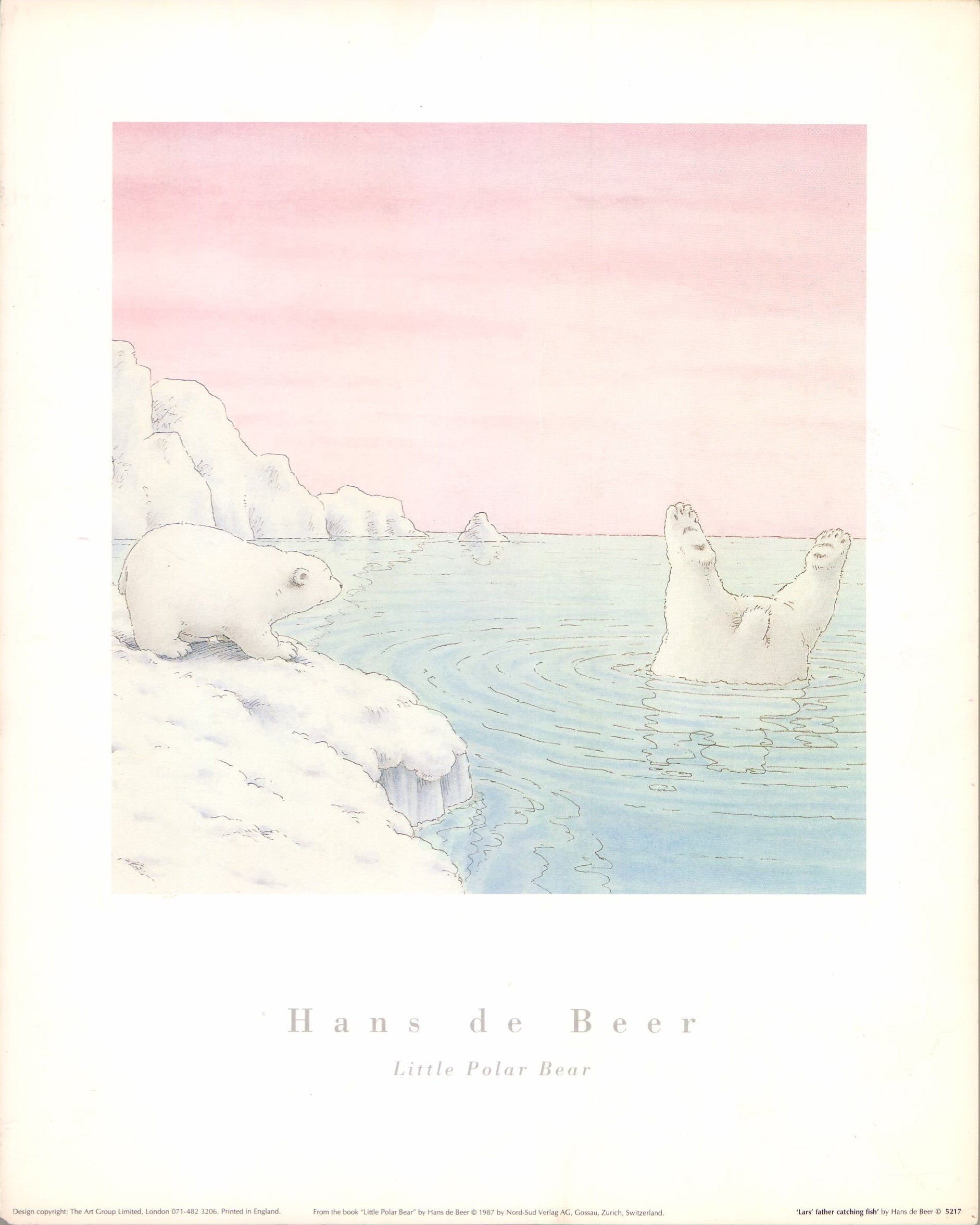 Lars Father Catching Fish by Hans de Beer - 10 X 12 Inches (Art Print ...