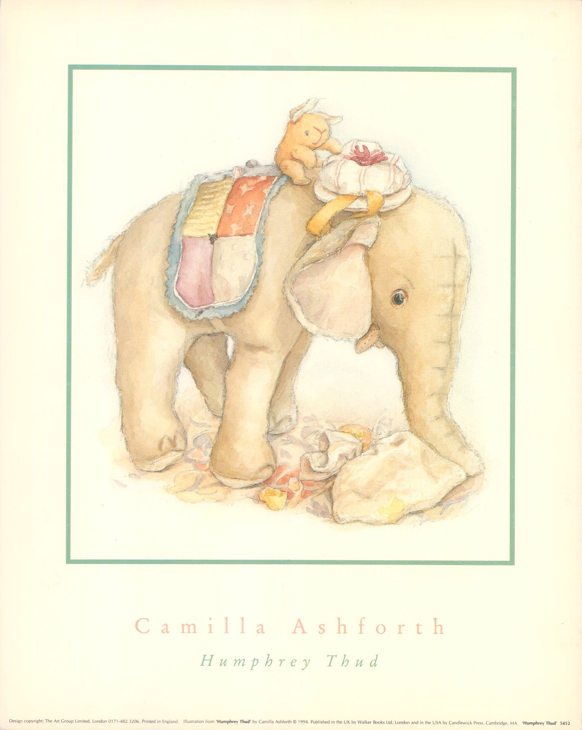 Humphrey Thud by Camilla Ashforth - 10 X 12 Inches (Art Print ...