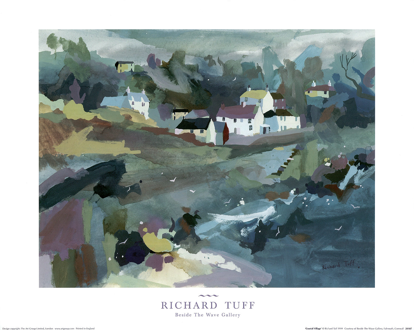 Coastal Village by Richard Tuff - 16 X 20 Inches (Art Print ...
