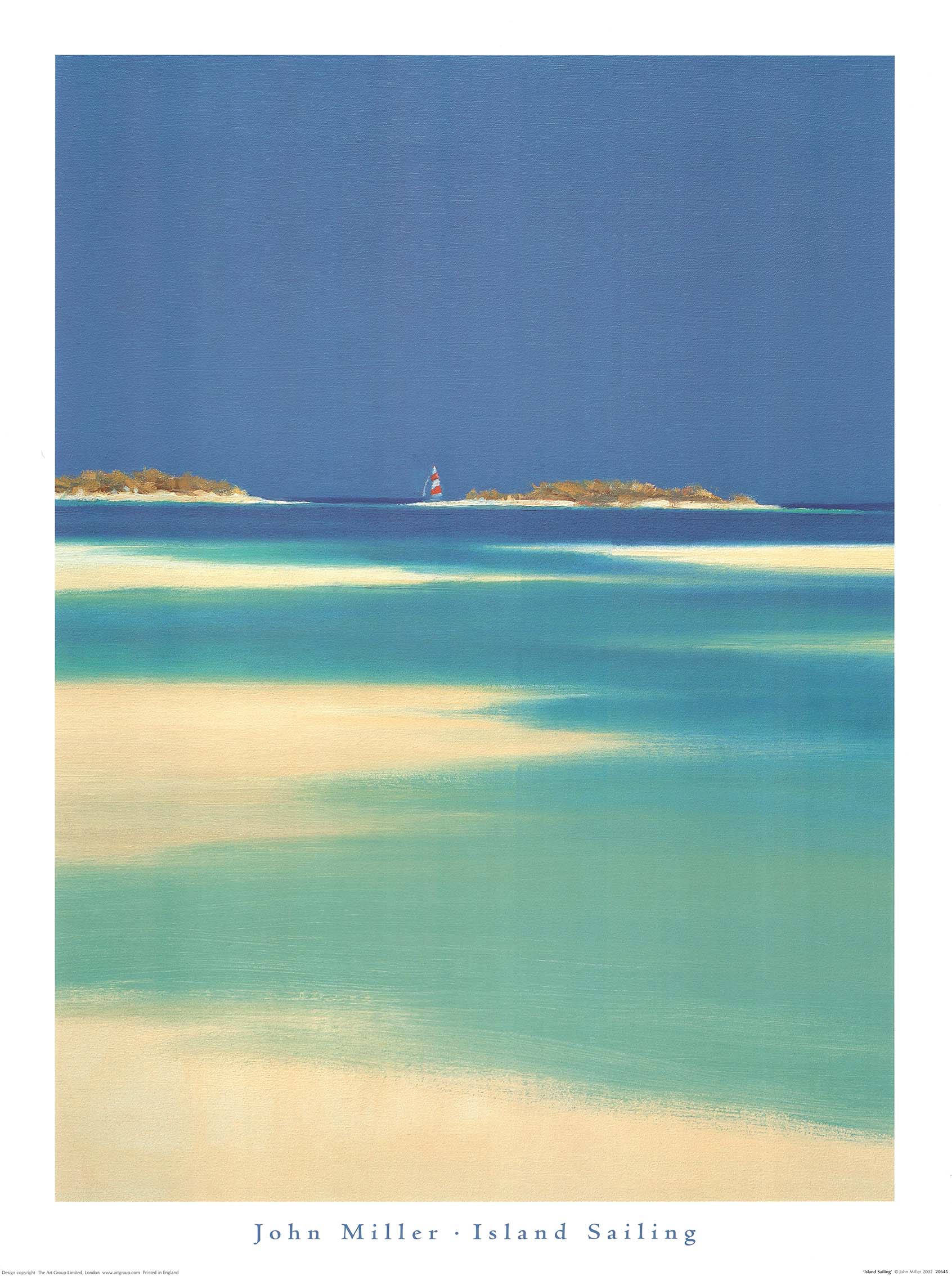 Island Sailing by John Miller - 24 X 32 Inches (Art Print) – Artistica ...