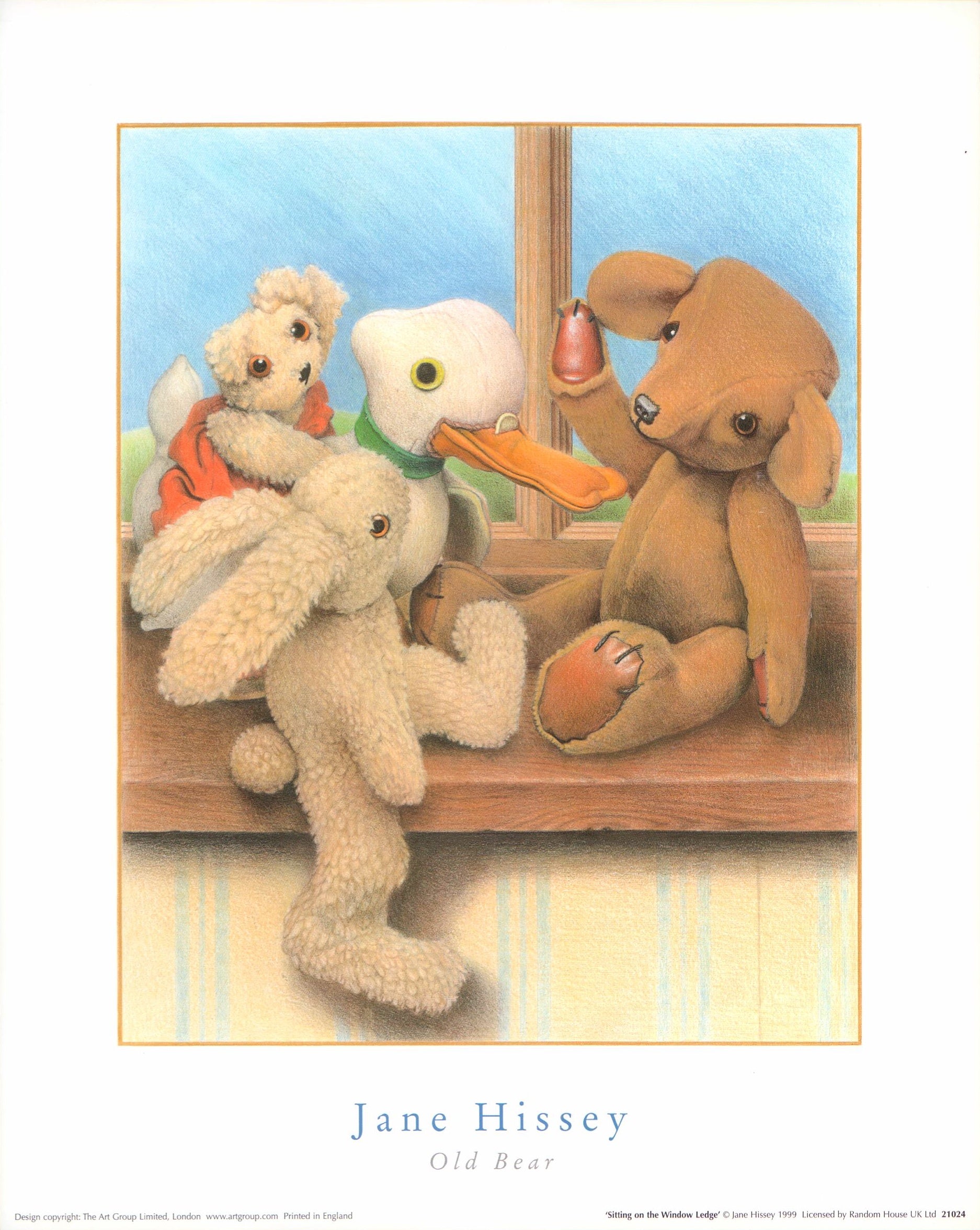 Sitting on the Window Ledge, 1999 by Jane Hissey - 10 X 12 Inches (Art ...
