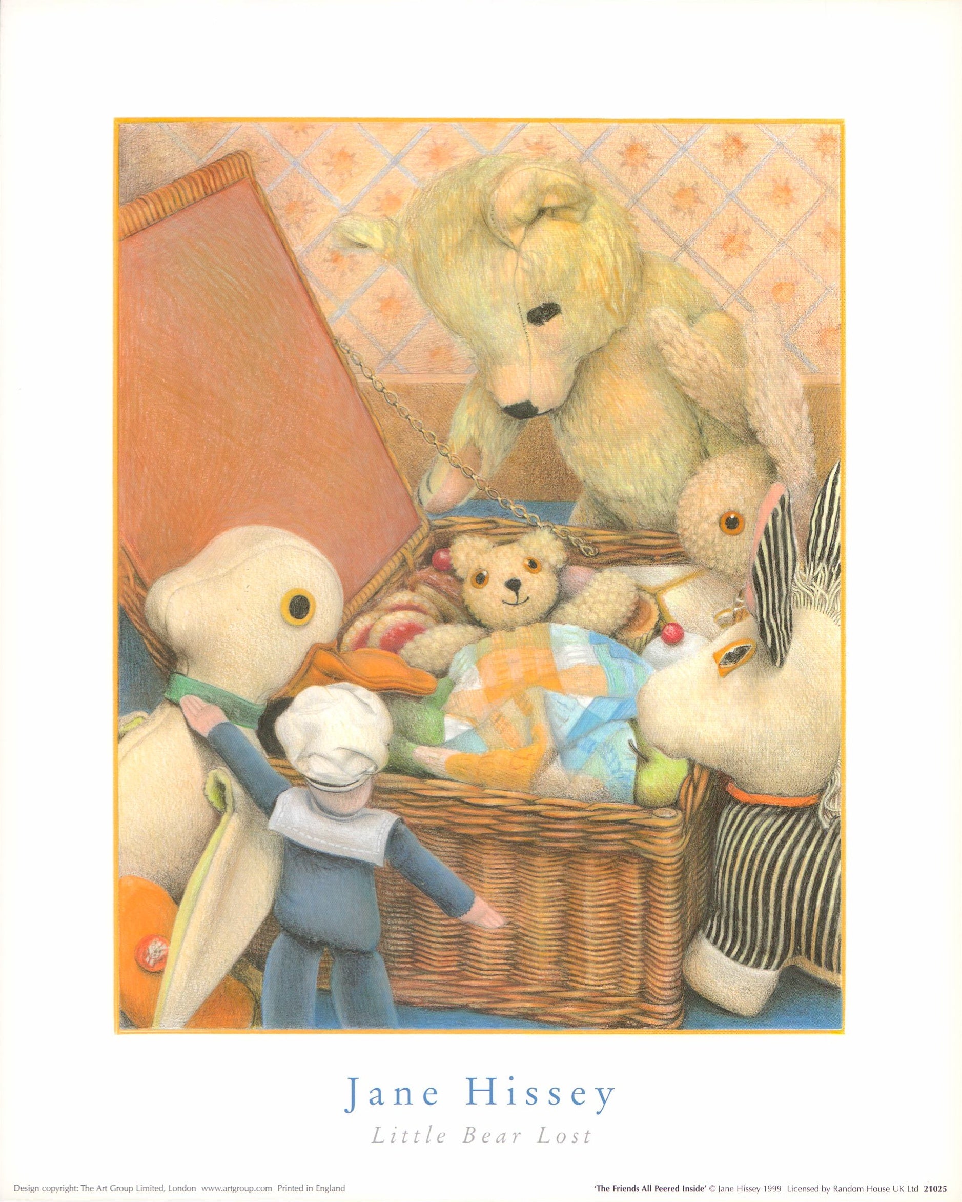 The Friends All Peered Inside, 1999 by Jane Hissey -10X12" (Art Print ...