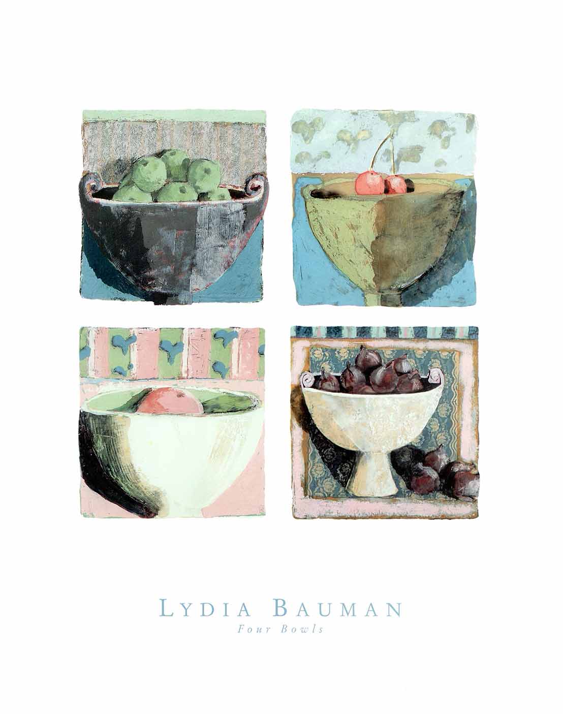 Four Bowls by Lydia Bauman - 16 X 20 Inches (Art Print) – Artistica ...